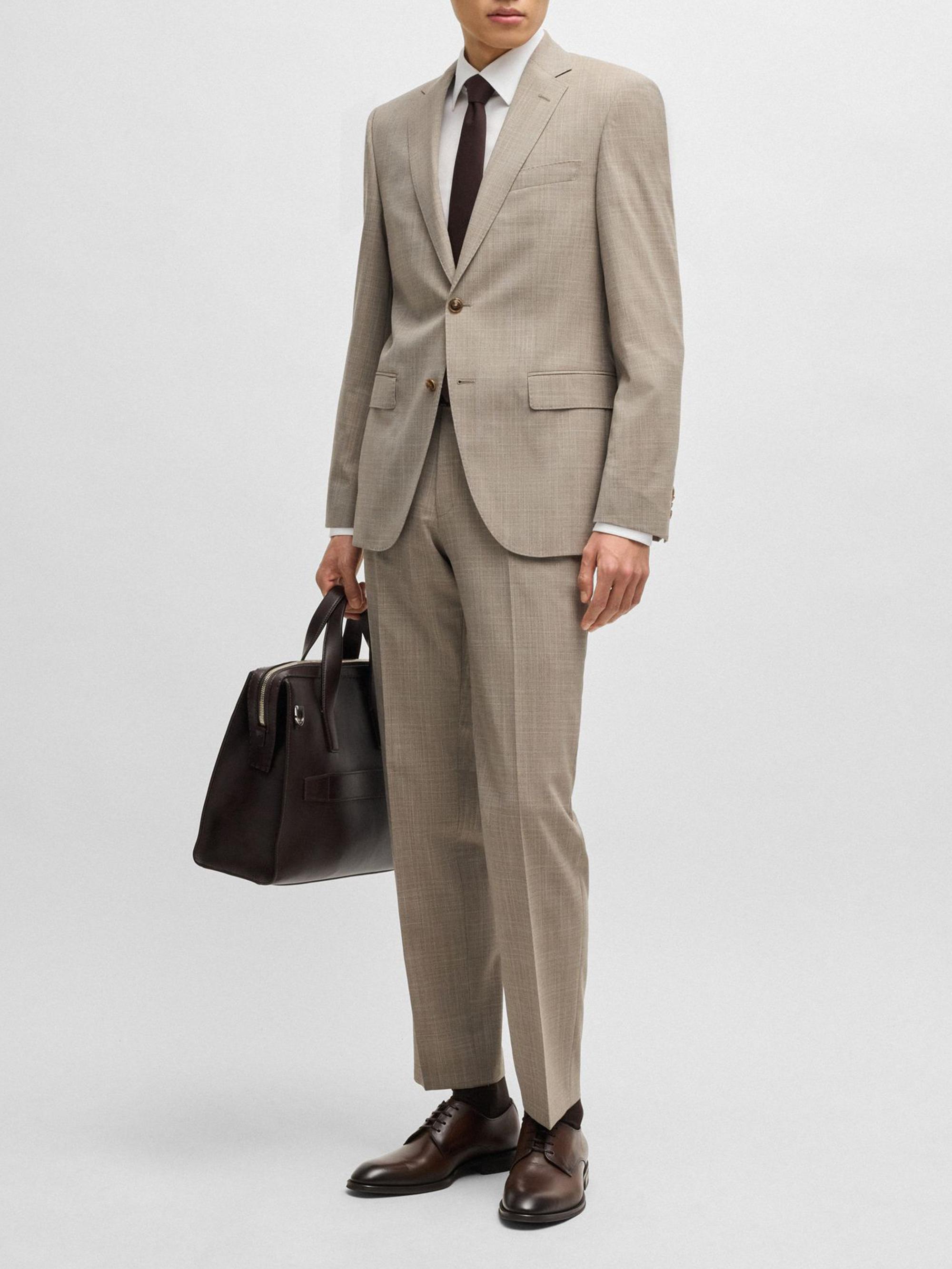 BOSS Leather Derby Shoes with Stitching Details | Saks Fifth Avenue