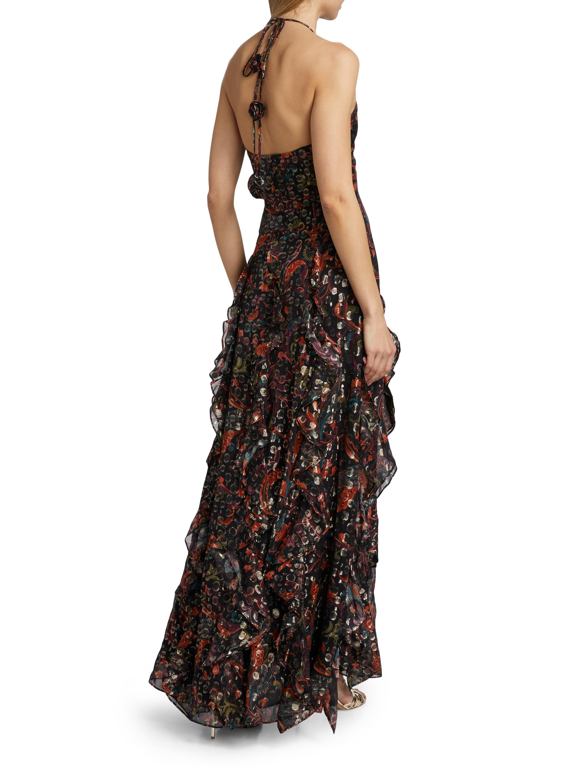 Ramy Brook Idella Printed Halterneck Gown | Saks Fifth Avenue