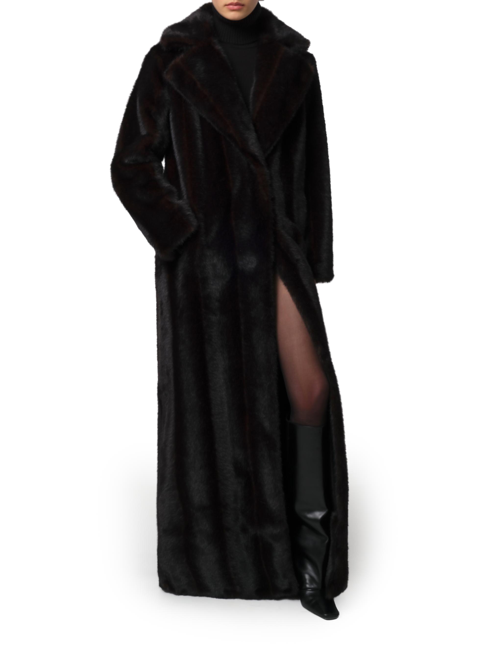 Apparis Gabrielle Faux Fur Long Coat | Saks Fifth Avenue