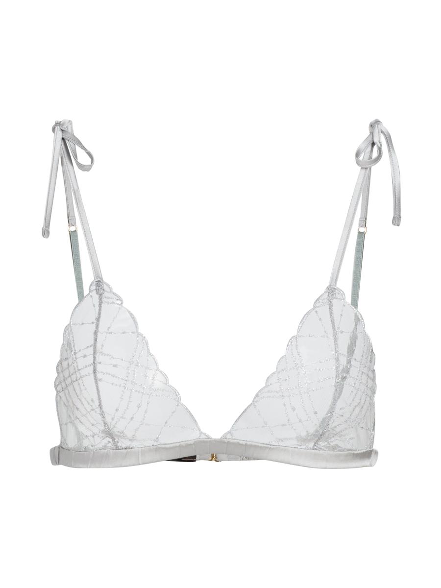 Kiki de Montparnasse A Pois Embroidered Soft Bra | Saks Fifth Avenue
