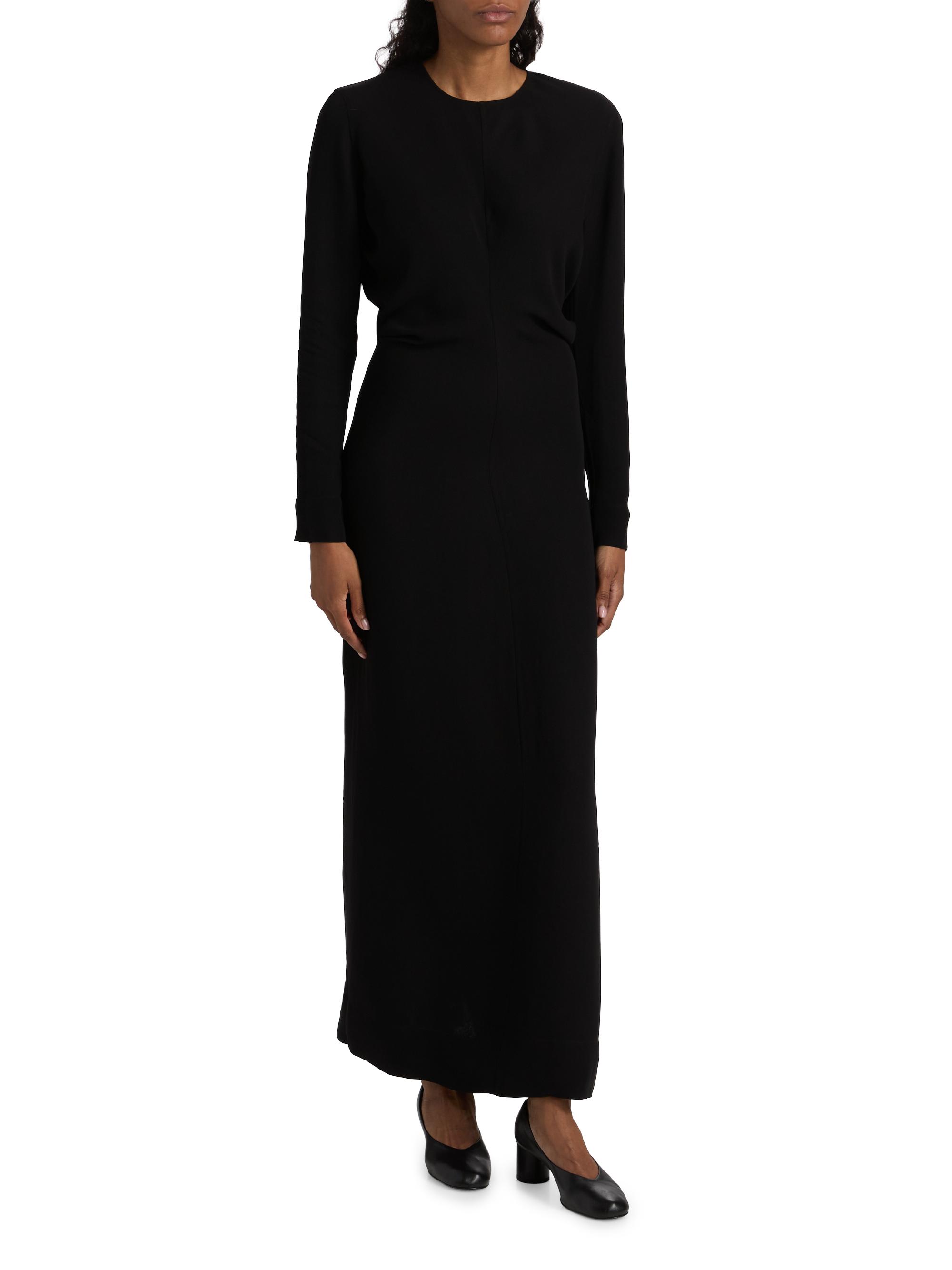 Toteme Long-Sleeve Slouch Waist Maxi Dress | Saks Fifth Avenue