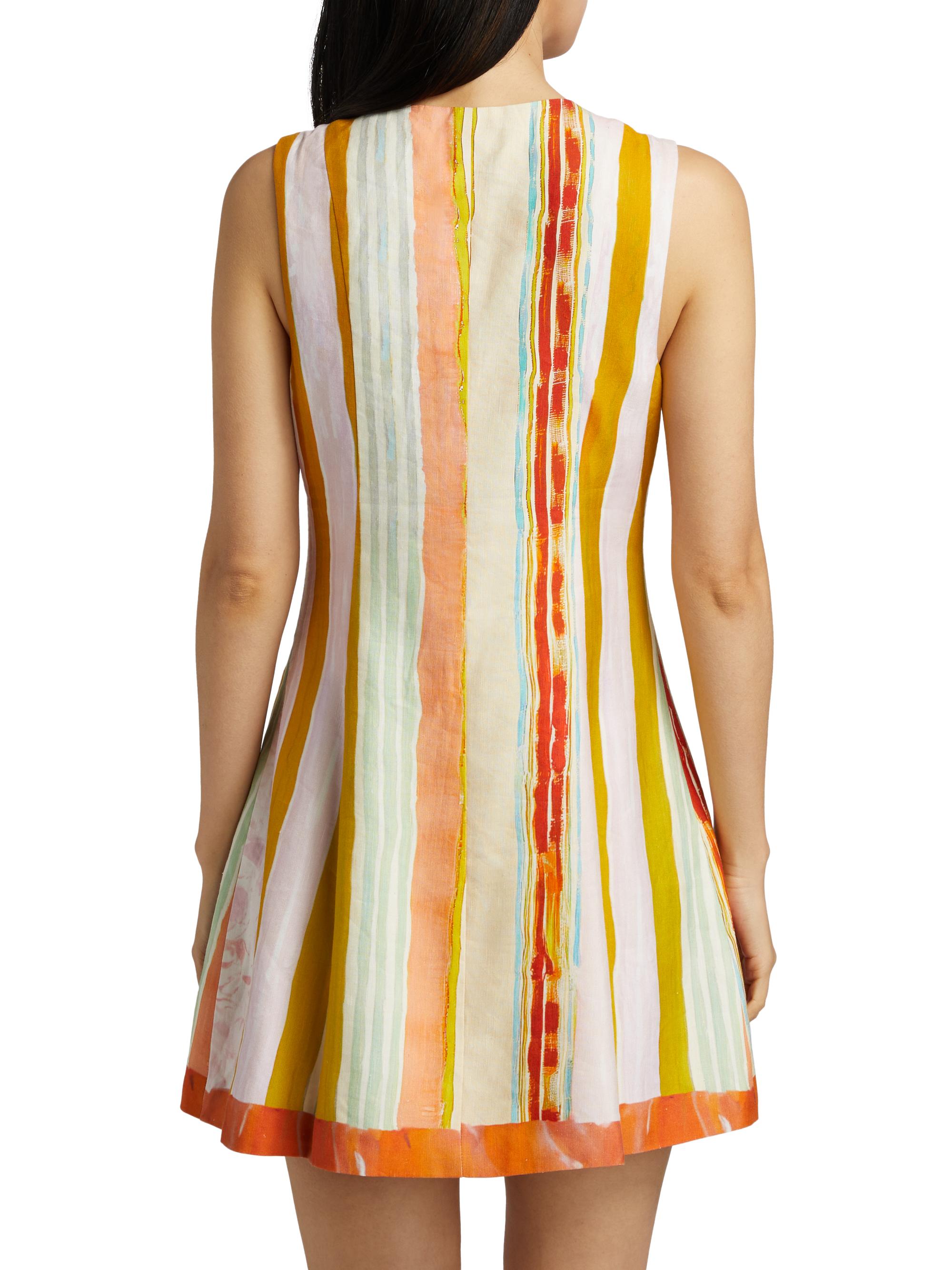 Hunter Bell Suni Striped Linen-Blend Shirtdress | Saks Fifth Avenue