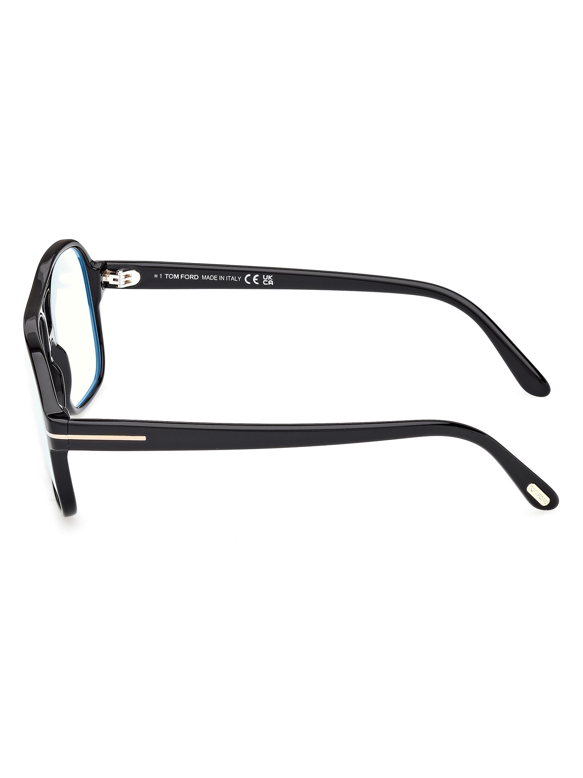 TOM FORD Navigator 58MM Blue Block Glasses | Saks Fifth Avenue