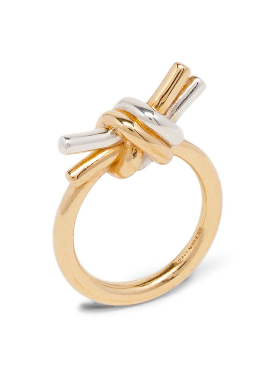 Bottega Veneta 18k Gold-Plated Knotted Ring | Saks Fifth Avenue