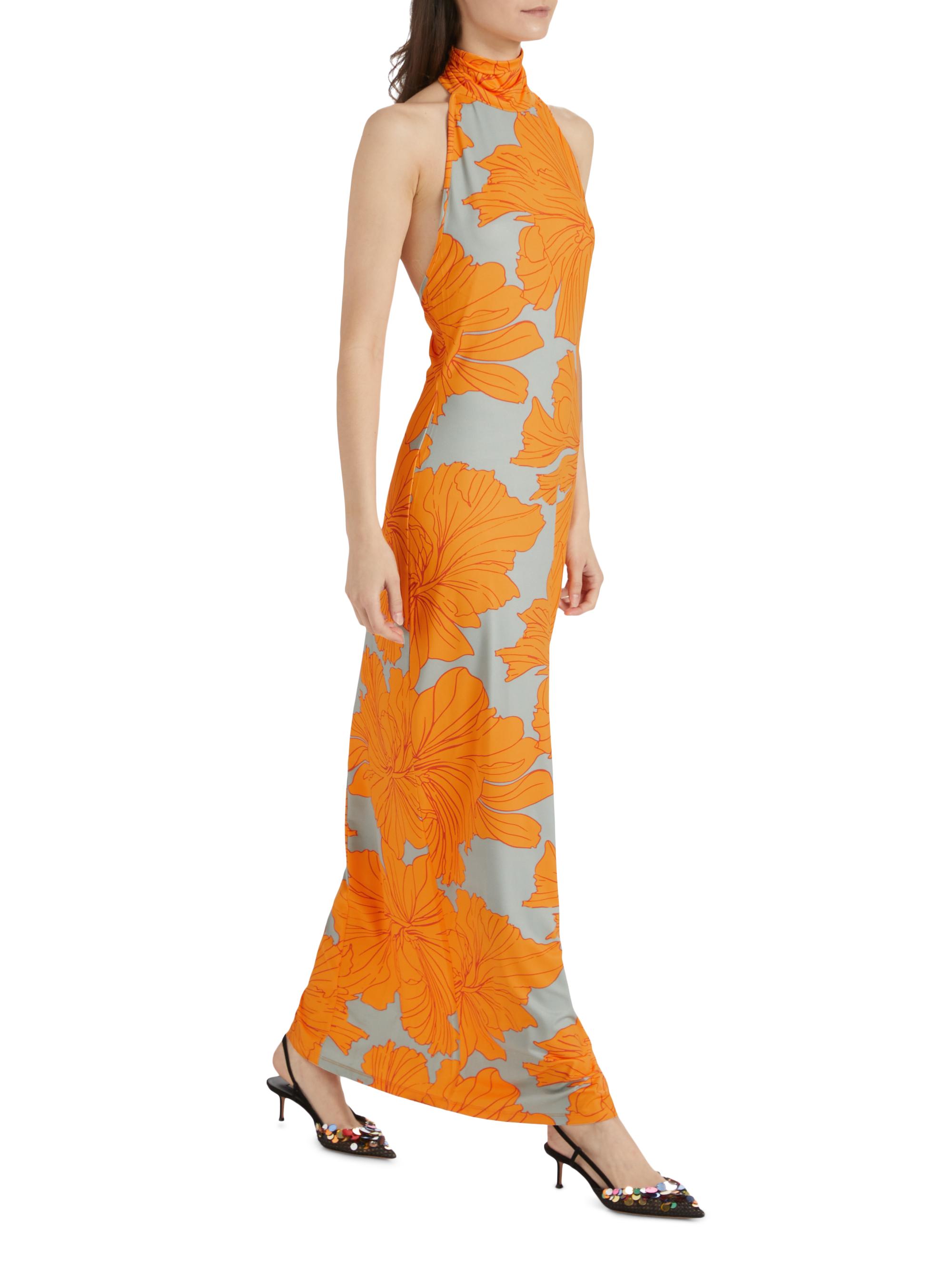 Eywasouls Malibu Montana Floral Turtleneck Maxi Dress | Saks Fifth Avenue