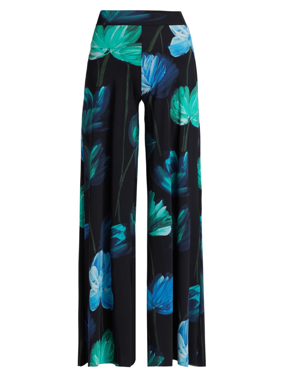 Chiara Boni La Petite Robe Skyla Floral Wide-Leg Pants | Saks Fifth Avenue