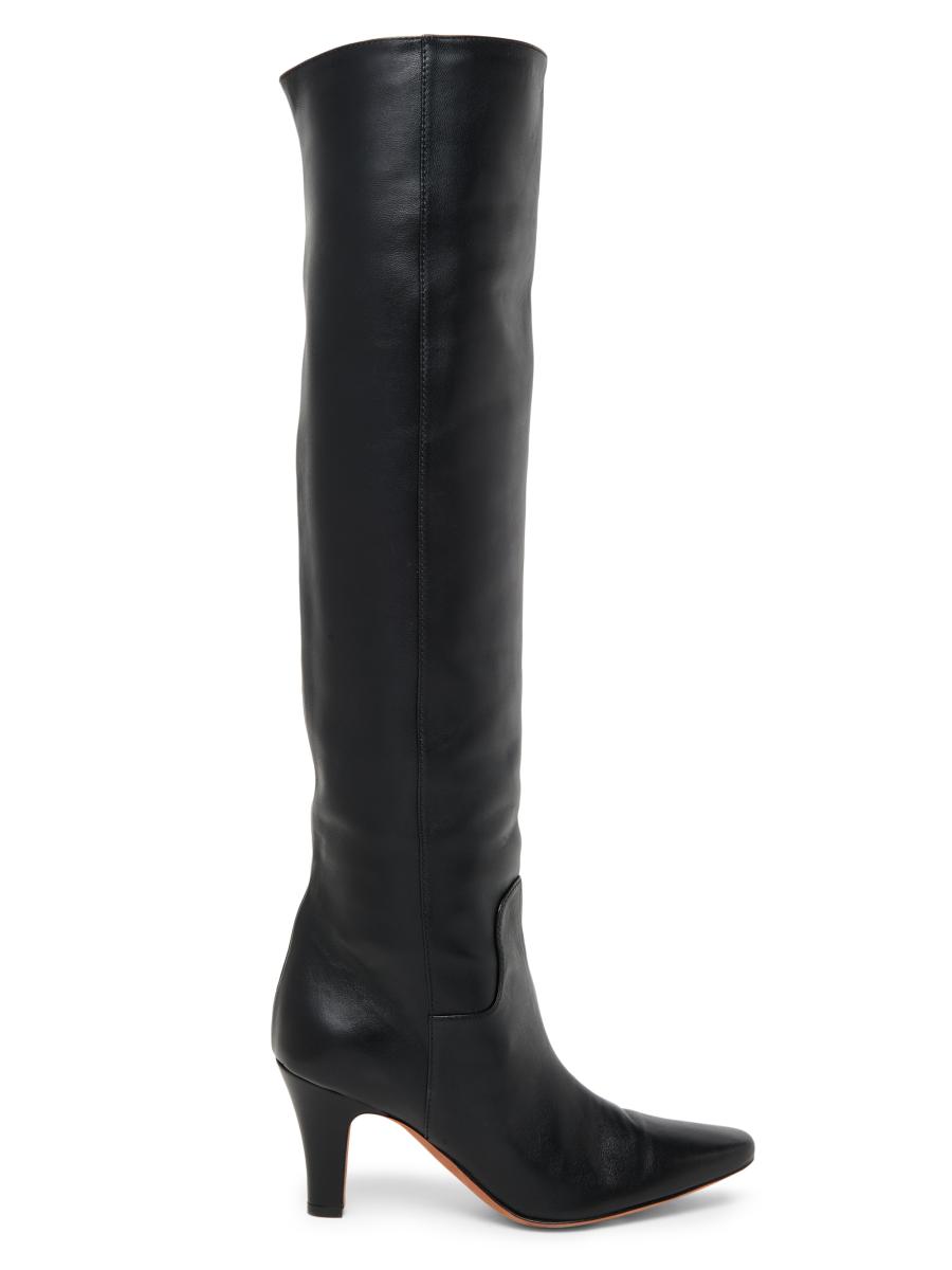 Pollini Muse Leather Over-the-Knee Boots | Saks Fifth Avenue