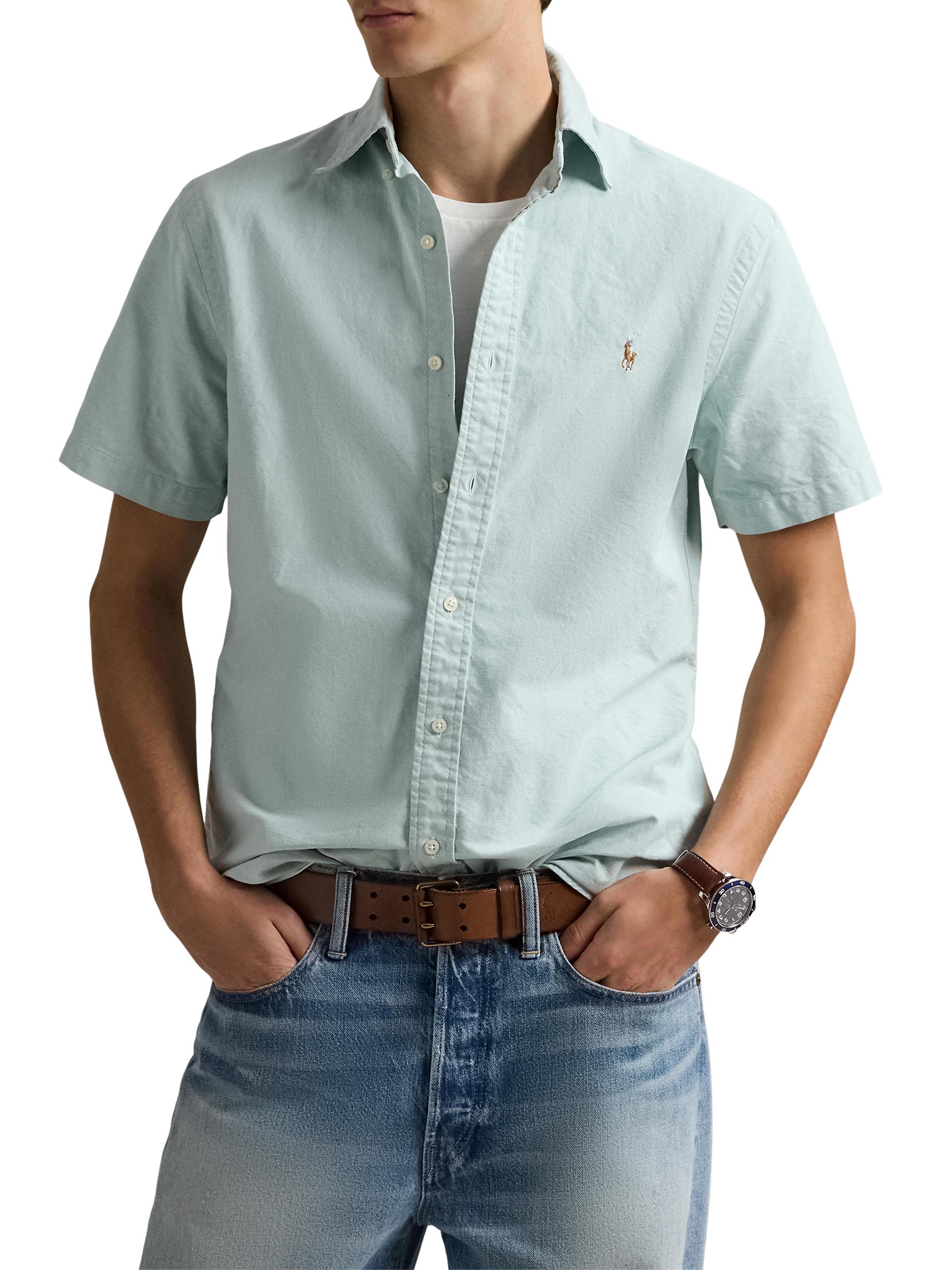 Polo Ralph Lauren Classic-Fit Short-Sleeve Oxford Shirt | Saks Fifth Avenue