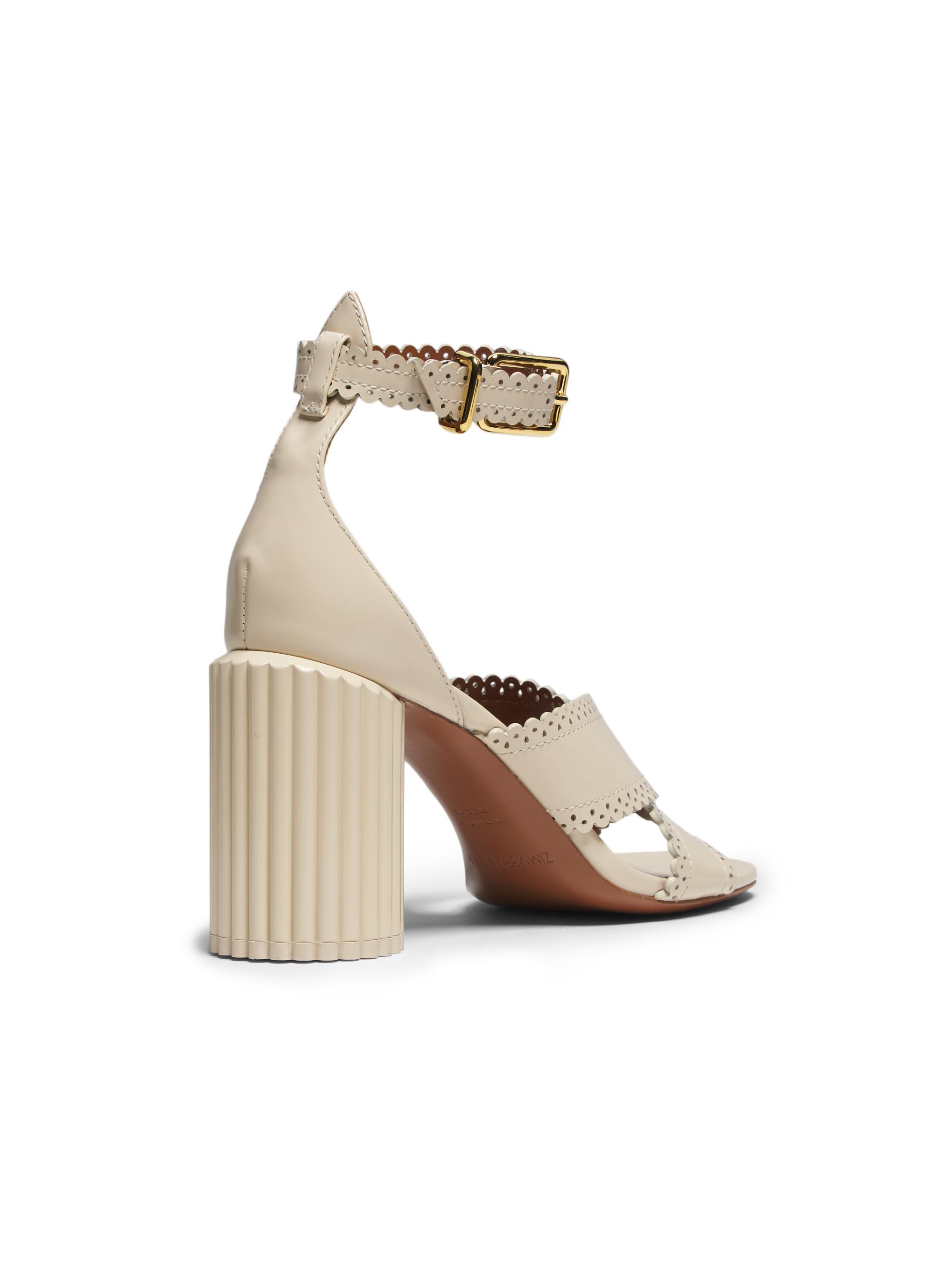 Zimmermann Eddie 85MM Cylinder Heel Leathert Sandals | Saks Fifth Avenue