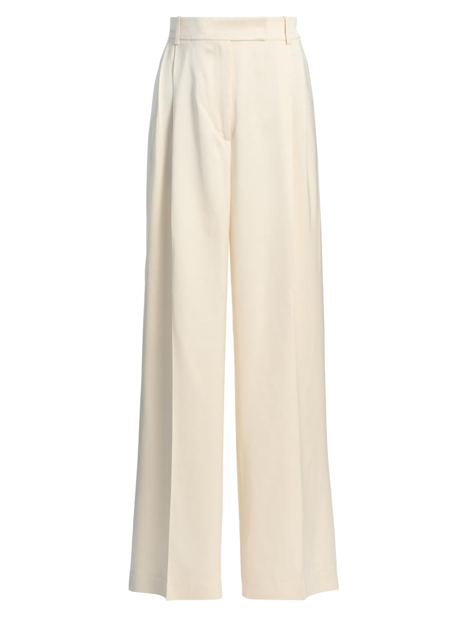 Róhe Satin High-Rise Trousers | Saks Fifth Avenue