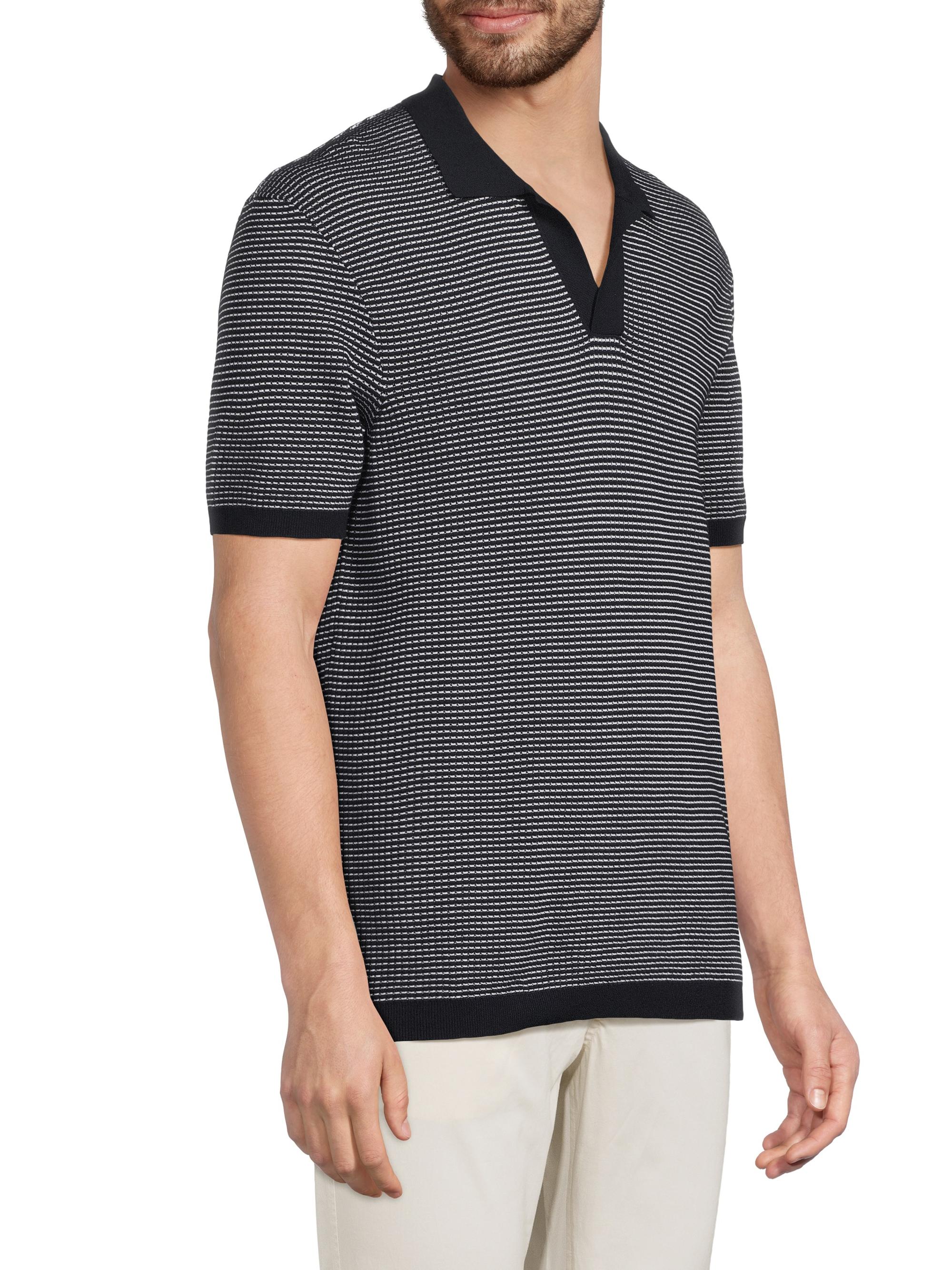 Orlebar Brown Roddy Two-Tone Johnny Polo Shirt | Saks Fifth Avenue