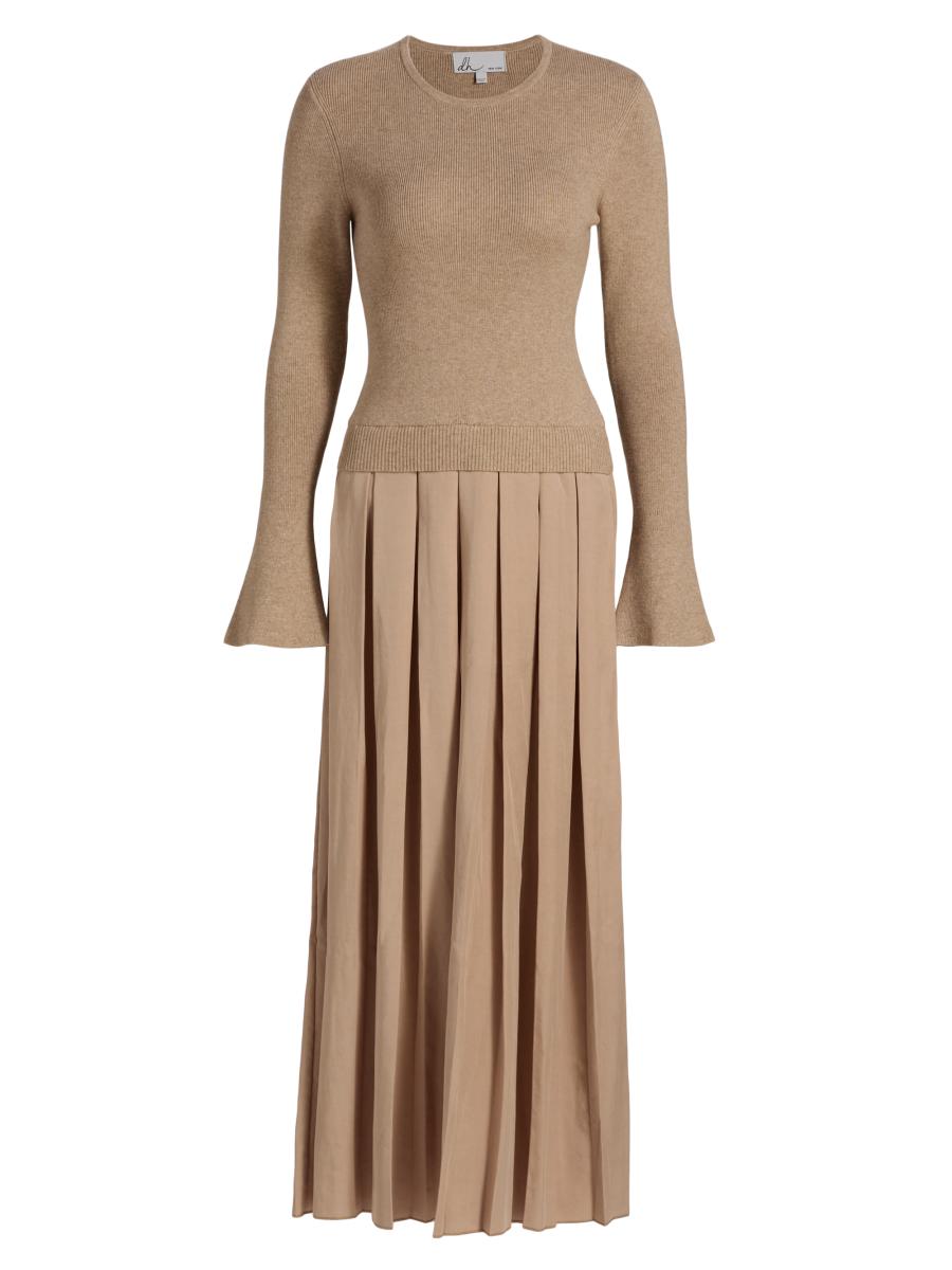 dh New York Meryl Pleated Maxi Dress | Saks Fifth Avenue