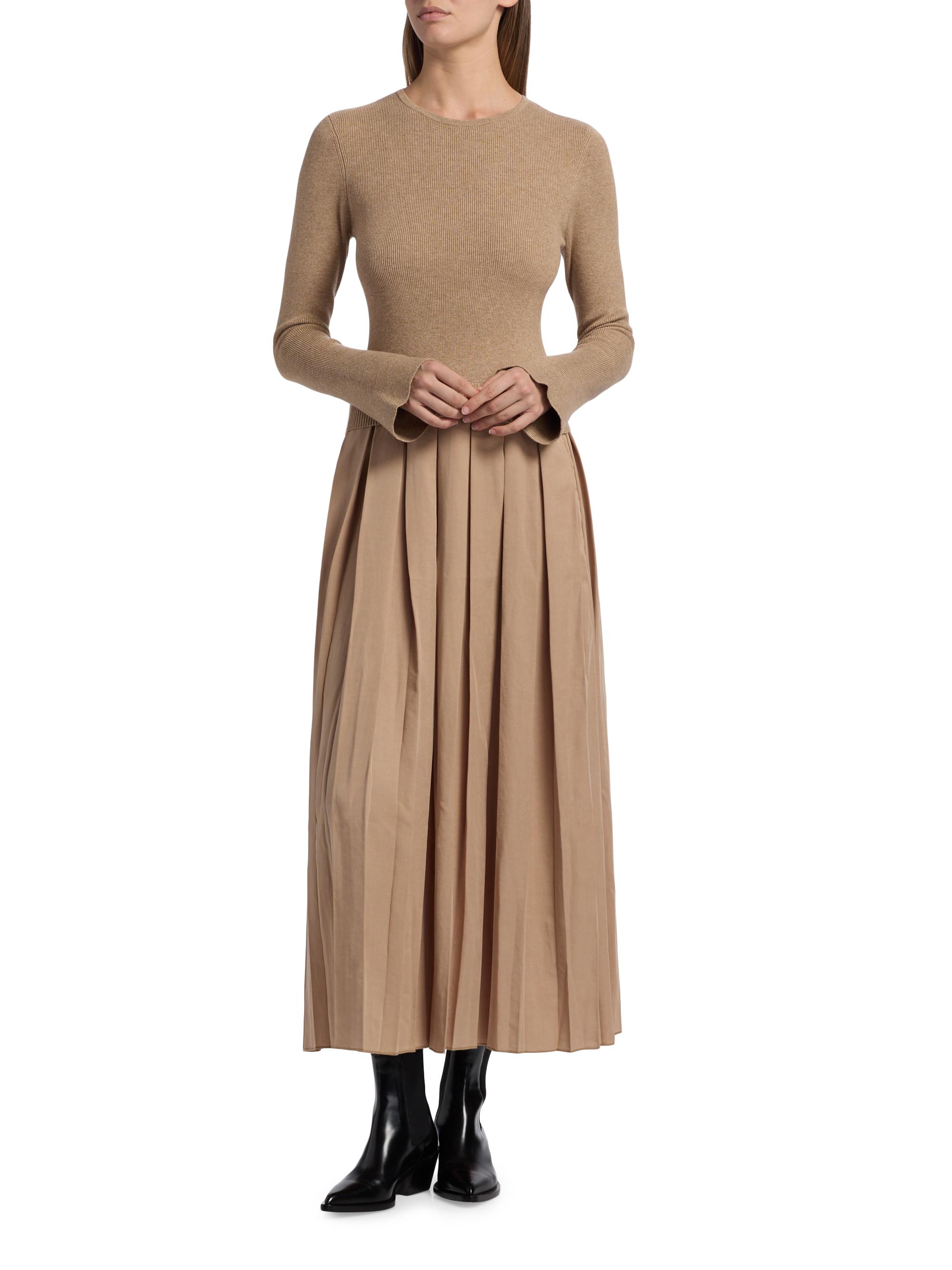 dh New York Meryl Pleated Maxi Dress | Saks Fifth Avenue