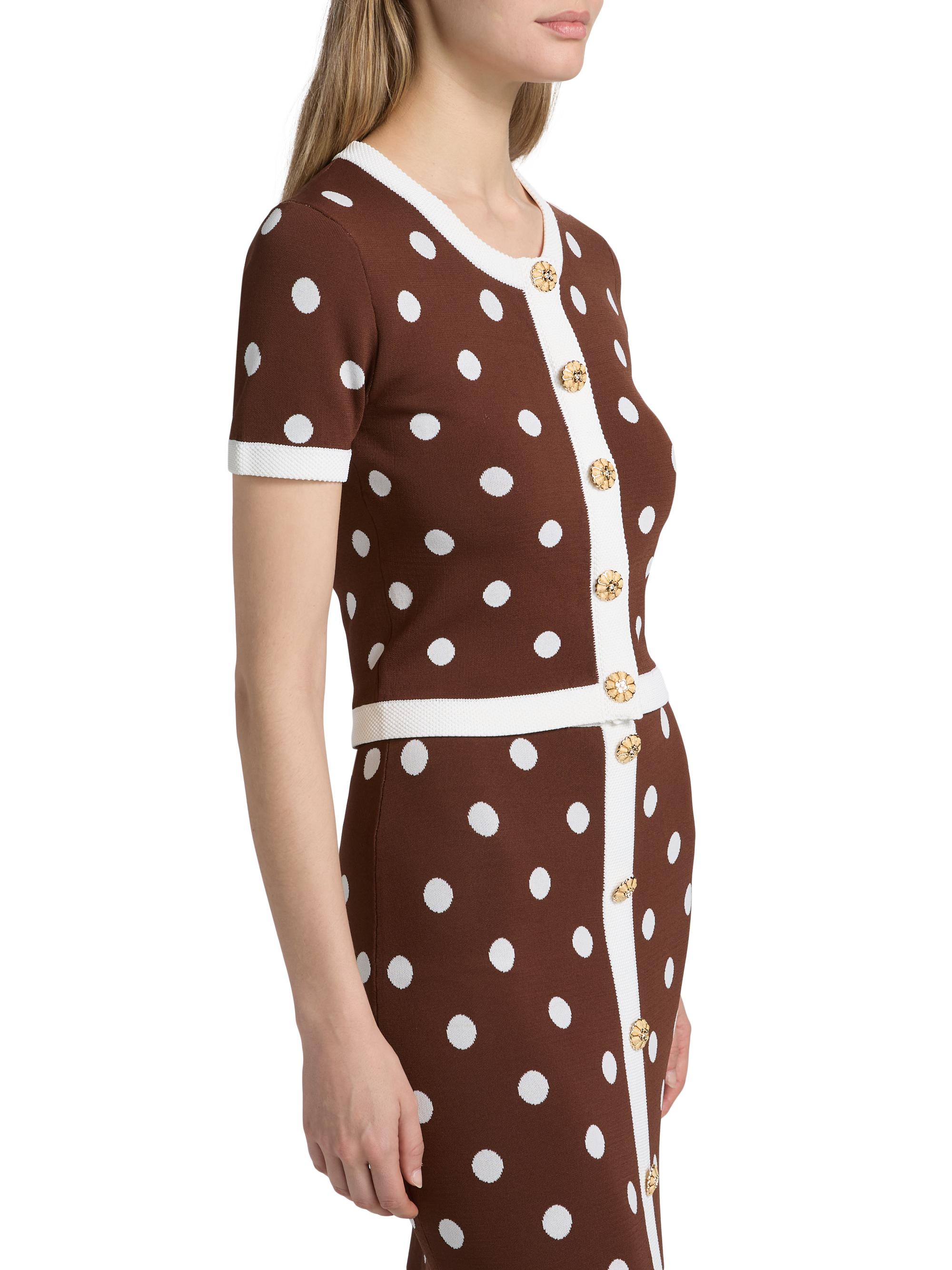 Cara Cara Sona Polka Dot Knit Top | Saks Fifth Avenue