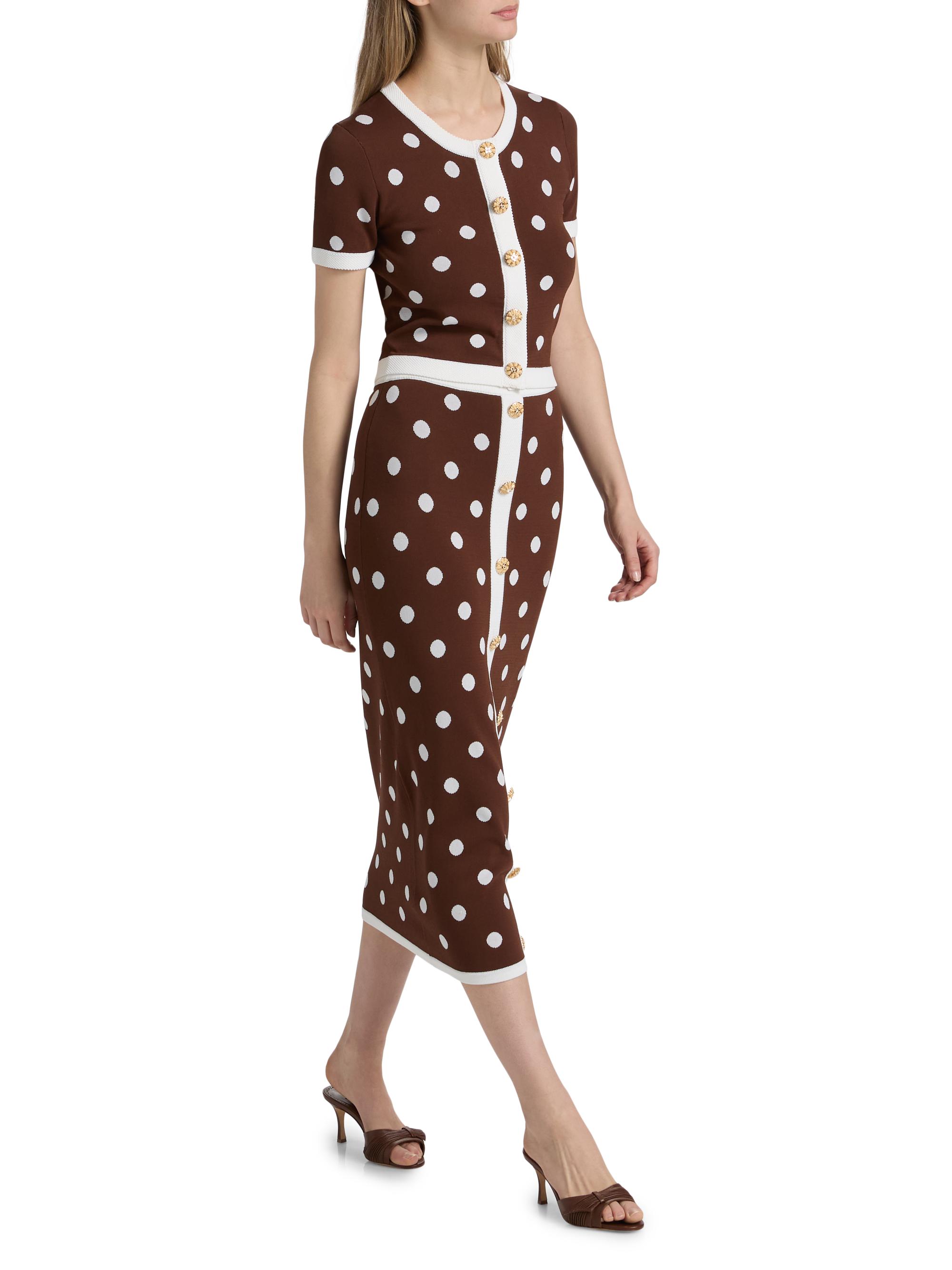 Cara Cara Sona Polka Dot Knit Top | Saks Fifth Avenue