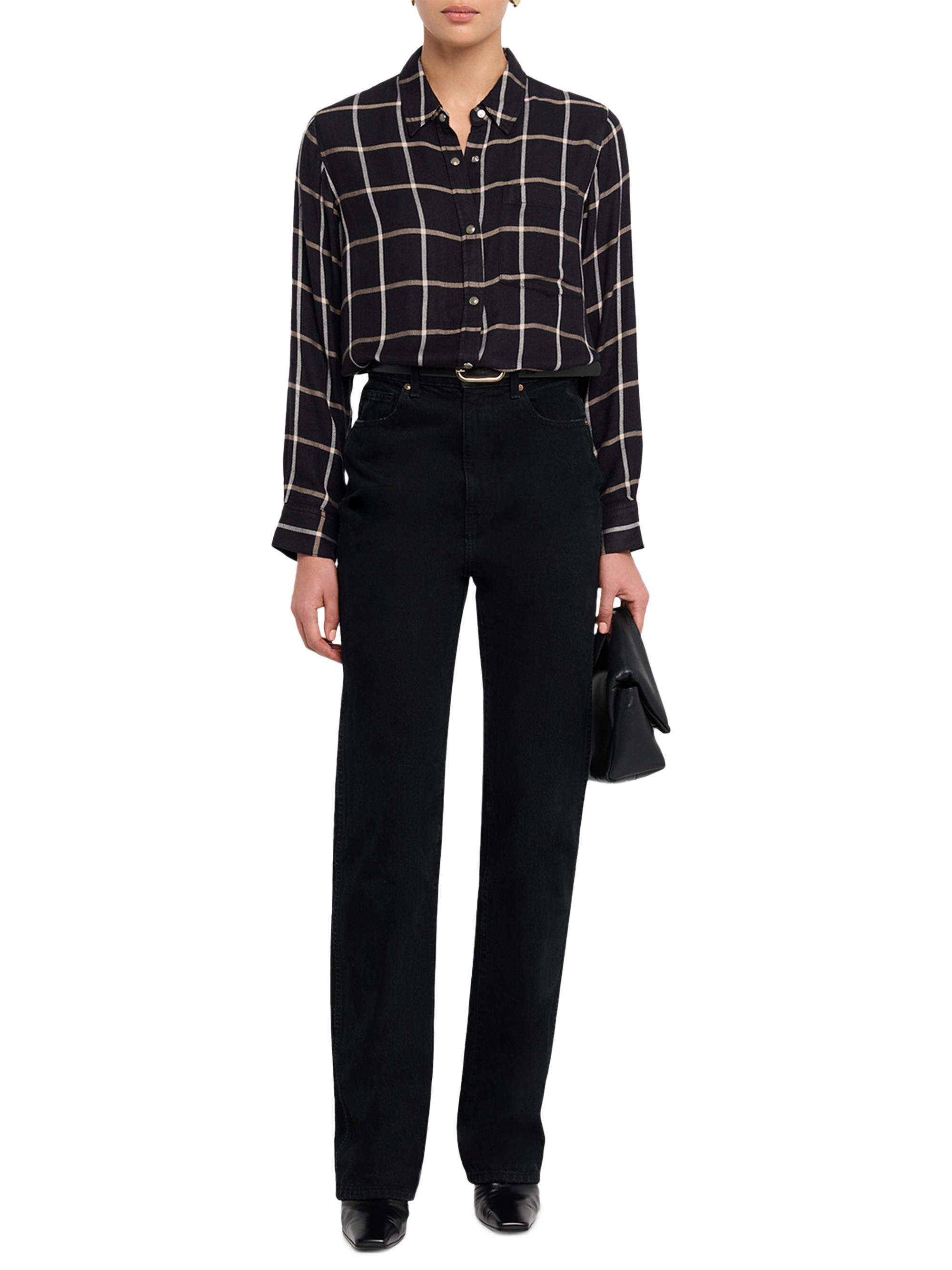 Rails Malin Plaid Cropped Boxy Shirt | Saks Fifth Avenue