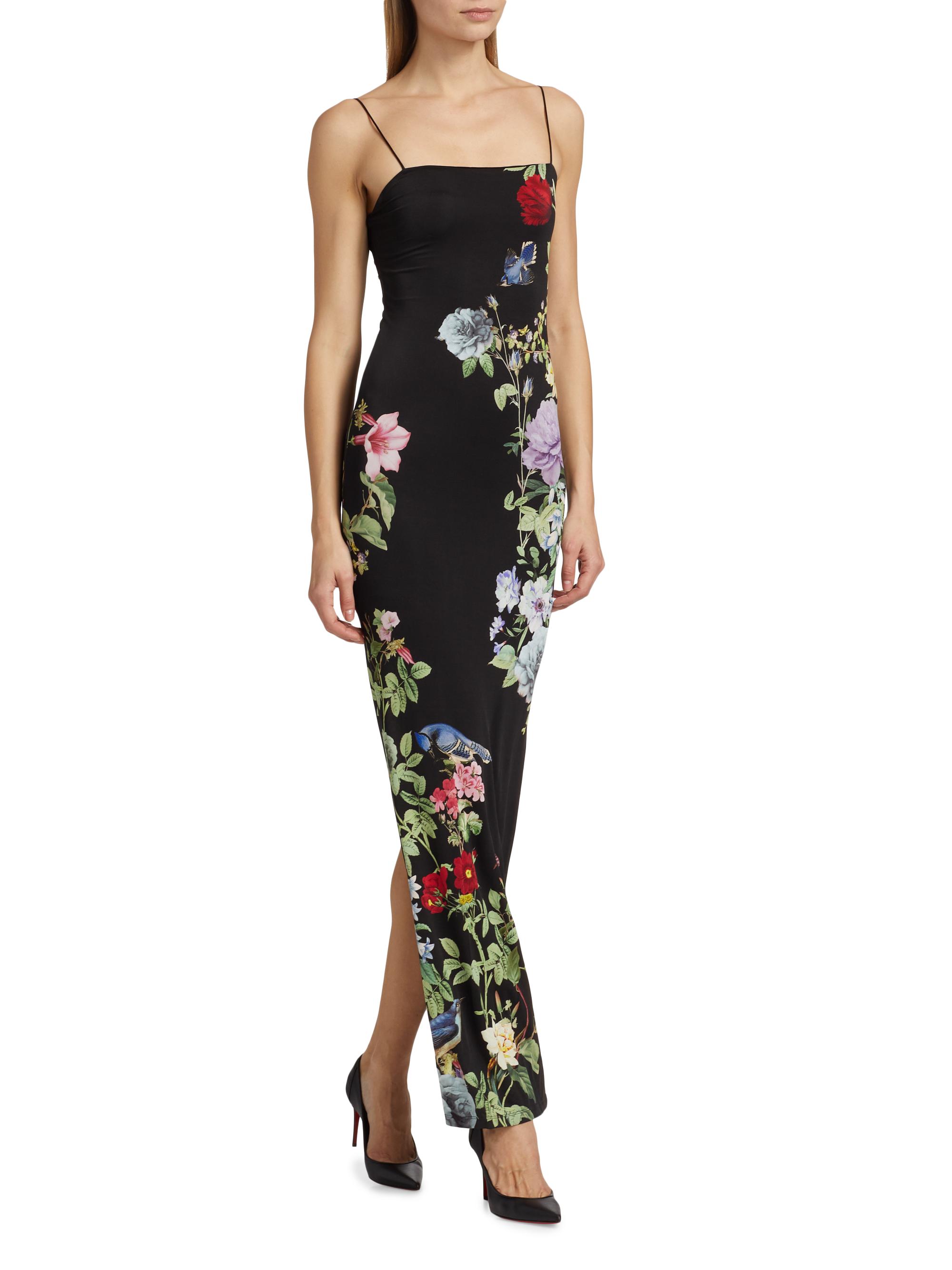 Alice + Olivia Fifi Floral Maxi Slip Dress | Saks Fifth Avenue