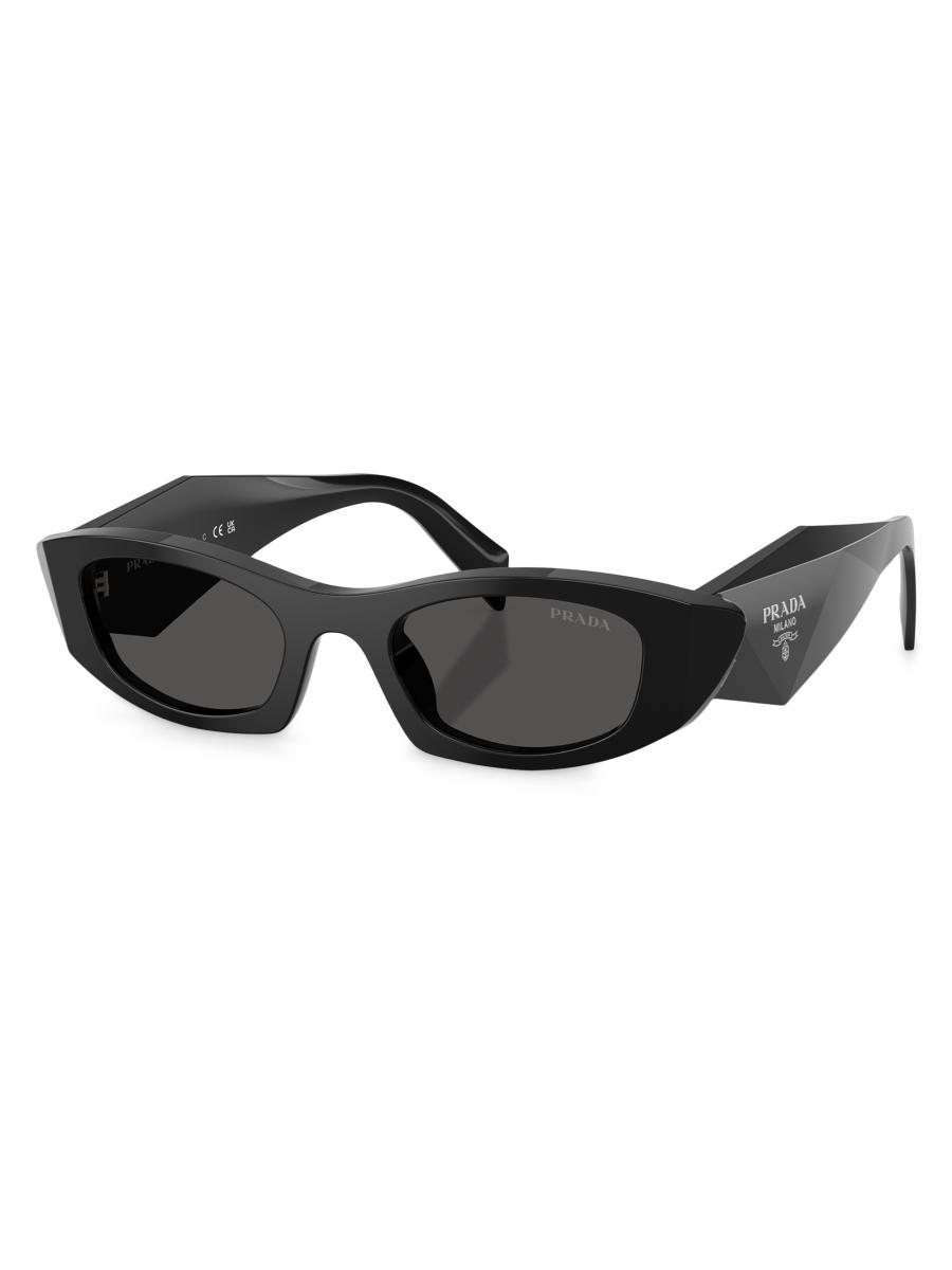 Prada 52MM Oval Sunglasses | Saks Fifth Avenue