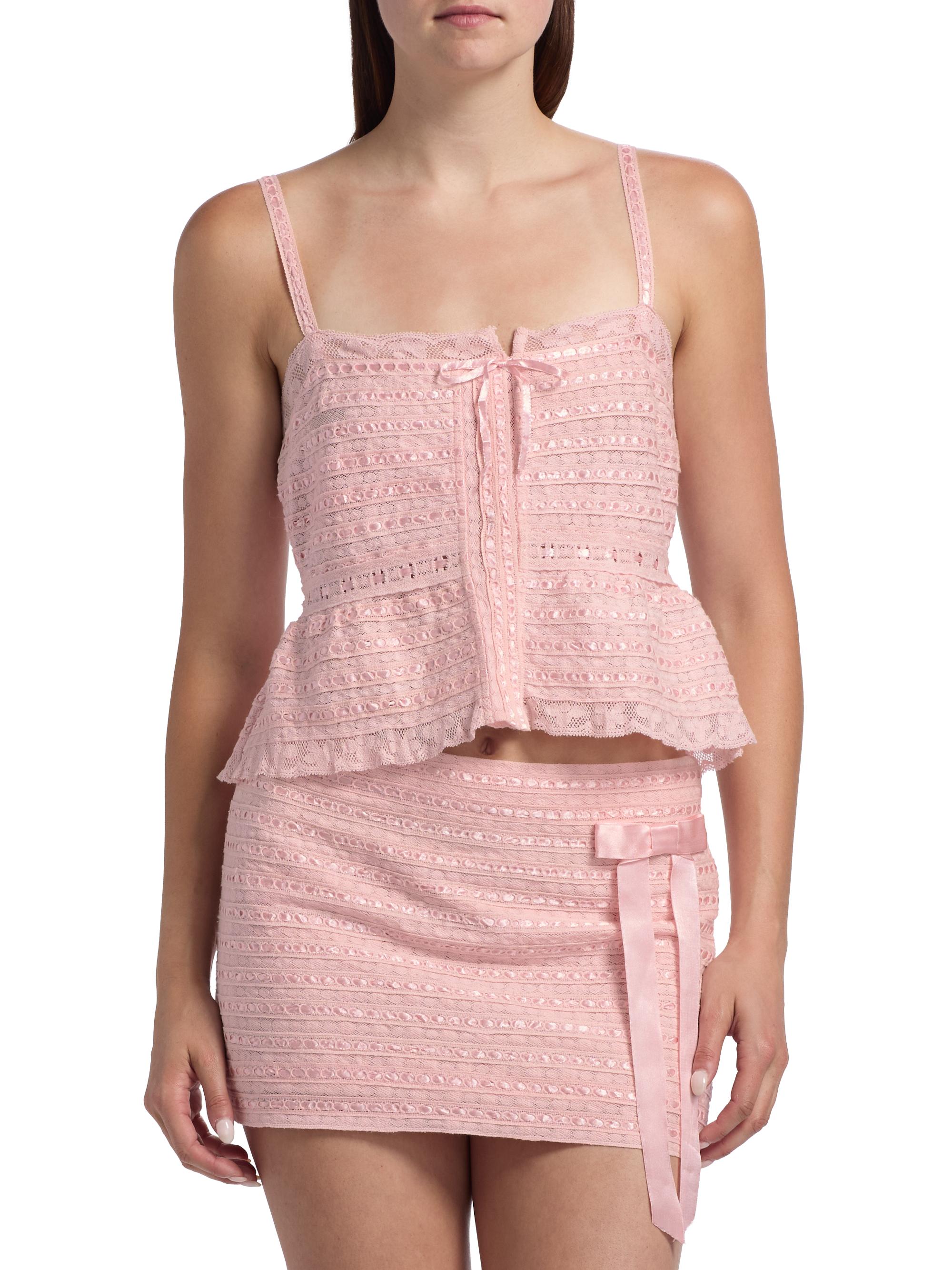 LoveShackFancy Niraya Ribbon Cami | Saks Fifth Avenue