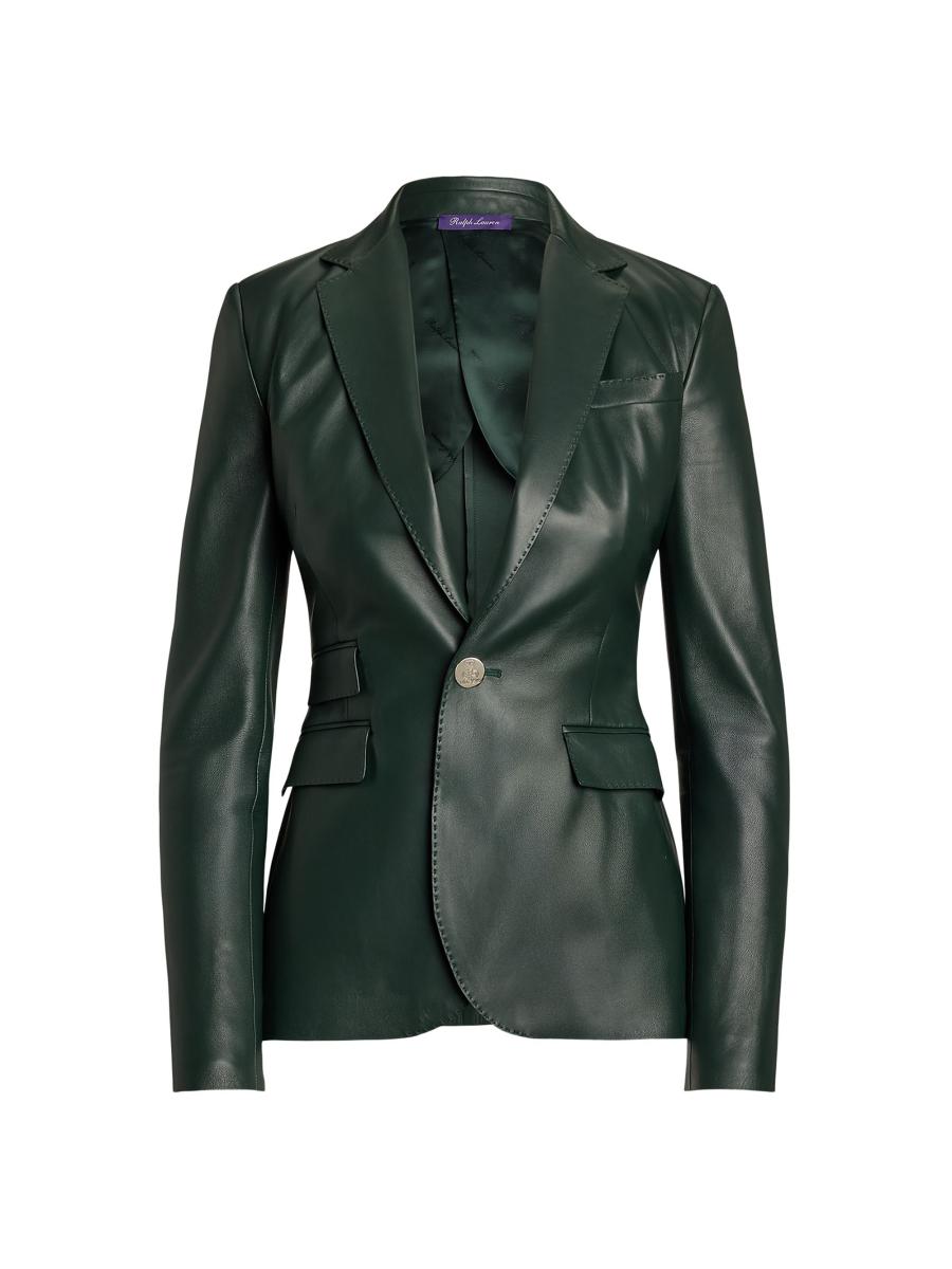 Ralph Lauren Collection Parker Leather Jacket | Saks Fifth Avenue