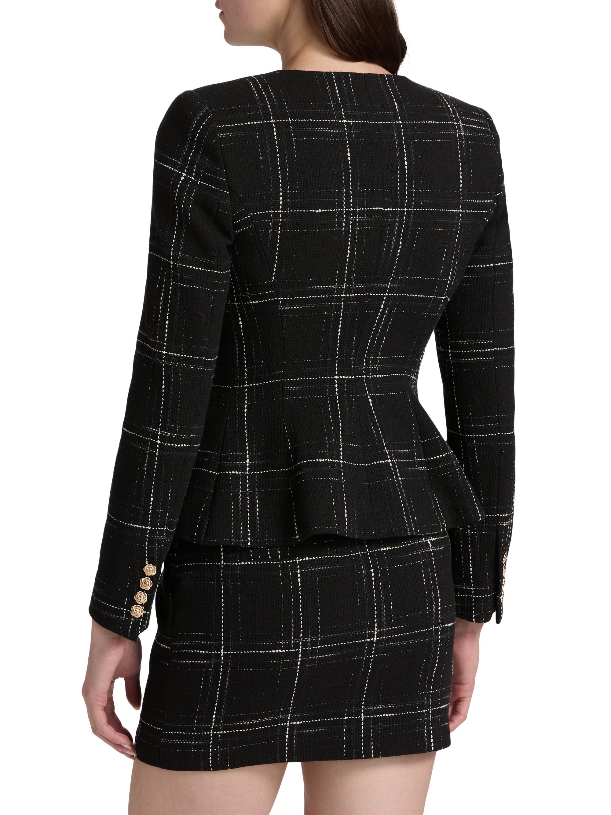 Generation Love Ophelia Windowpane Tweed Jacket | Saks Fifth Avenue