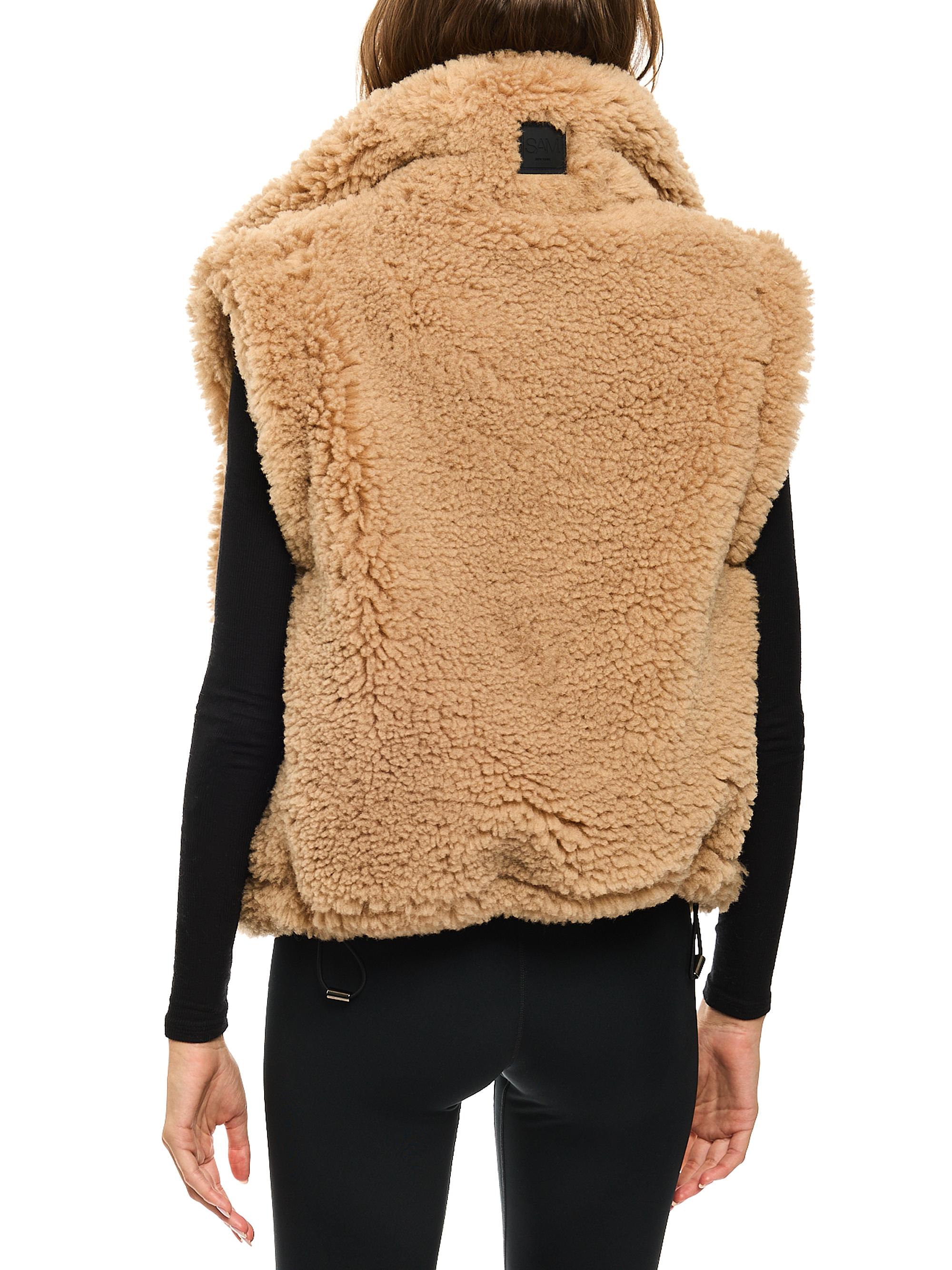 SAM. Sherpa Zip-Front Vest | Saks Fifth Avenue