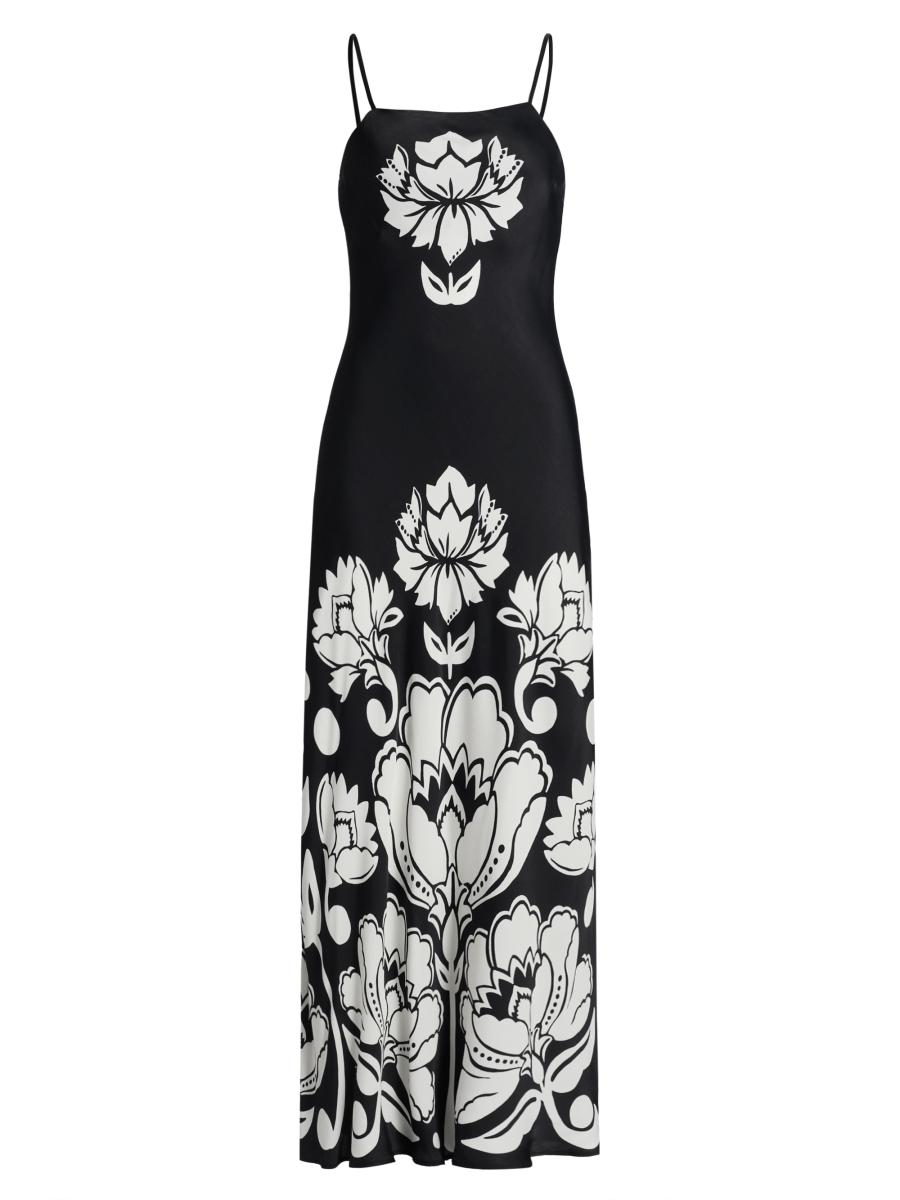 Farm Rio Floral Arabesque Slipdress | Saks Fifth Avenue