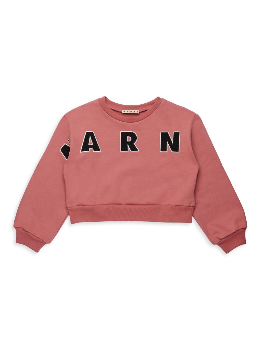 Marni Little Girl's & Girl's Logo Crewneck Sweatshirt | Saks Fifth Avenue