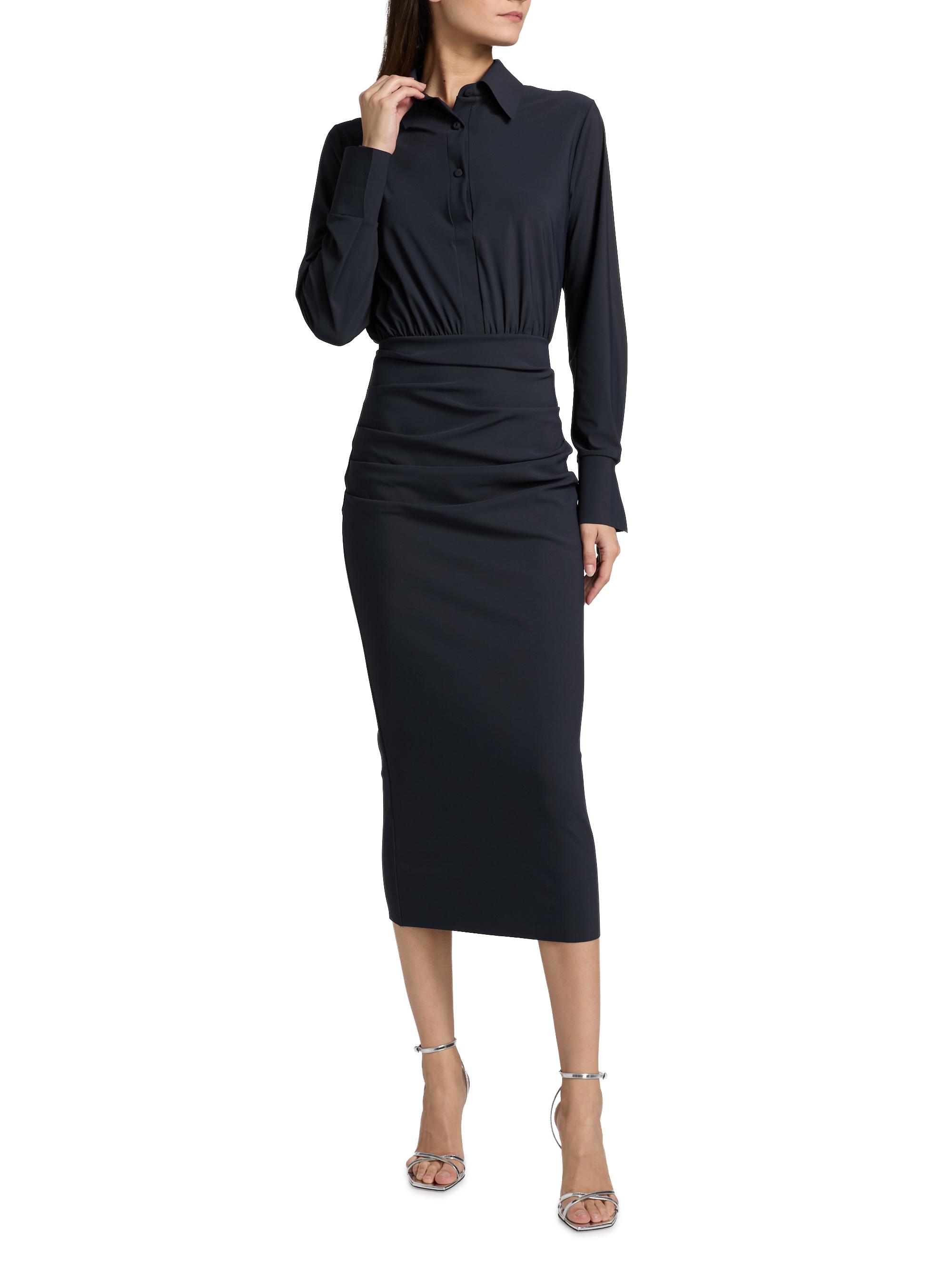 Chiara Boni La Petite Robe Azora Shirred Sheath Midi-Dress | Saks Fifth ...