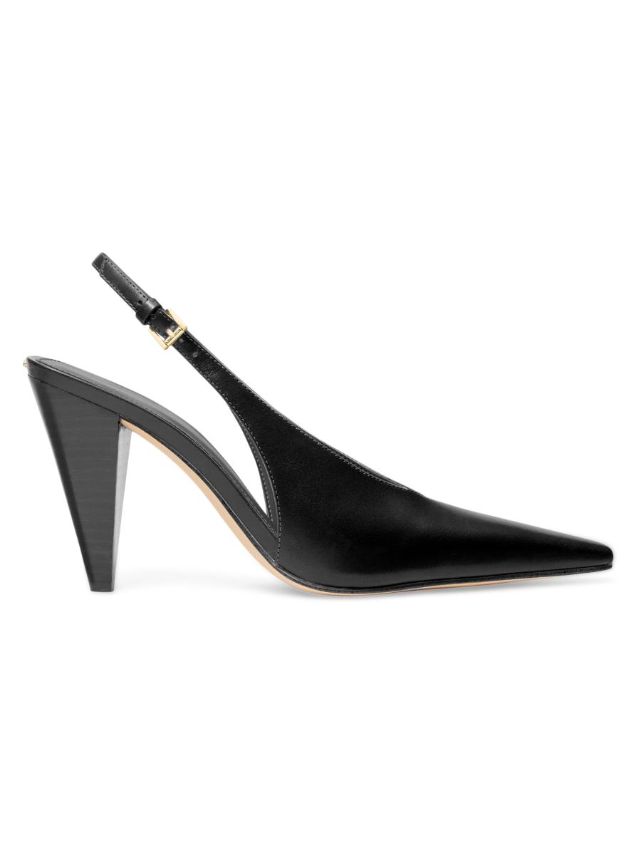 MICHAEL Michael Kors Electra 95MM Leather Pumps | Saks Fifth Avenue