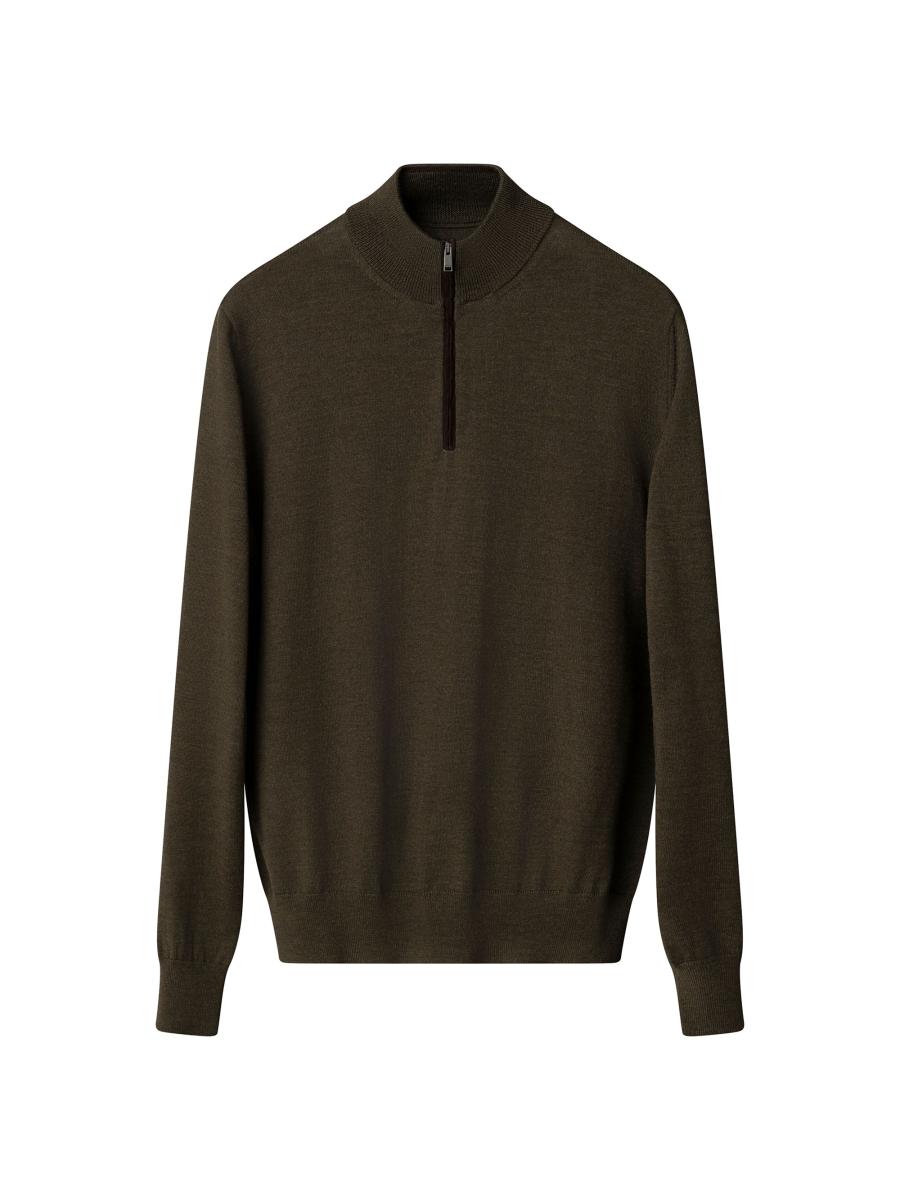 Eton Merino Wool Quarter-Zip Sweater | Saks Fifth Avenue