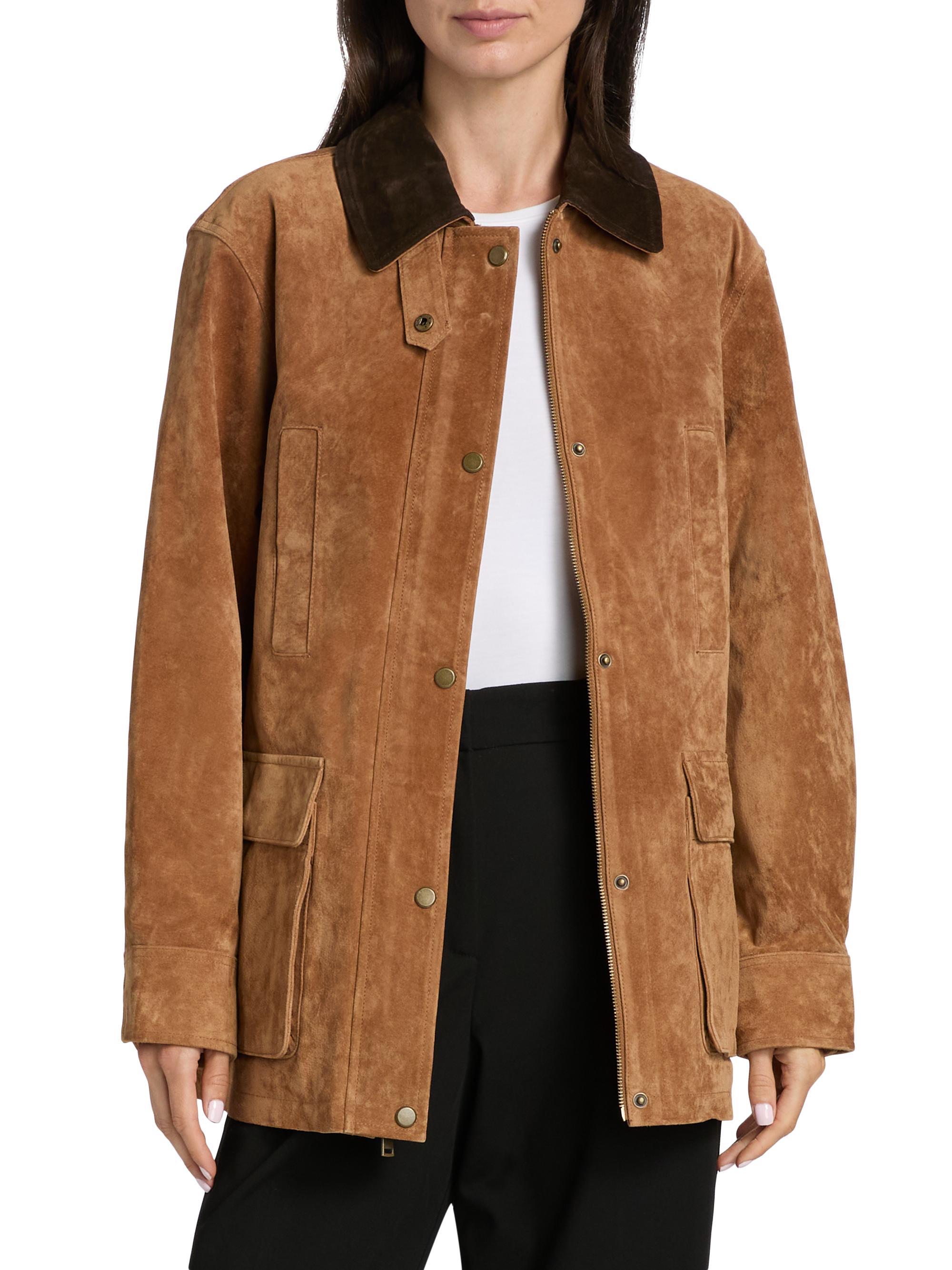 Mercer Collective Suede Barn Jacket | Saks Fifth Avenue