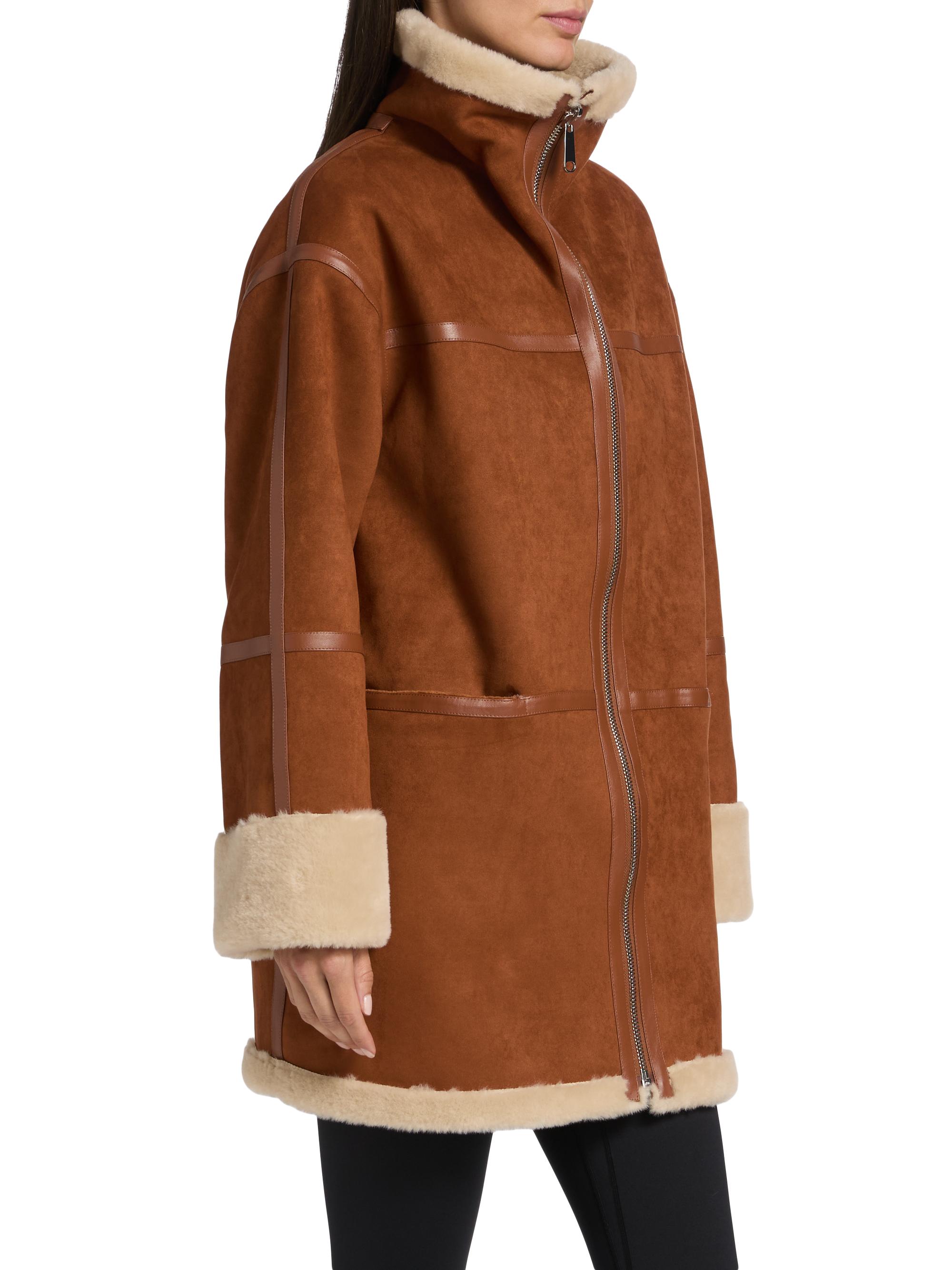 Mercer Collective Oversized Reversible Faux Shearling Coat | Saks Fifth ...