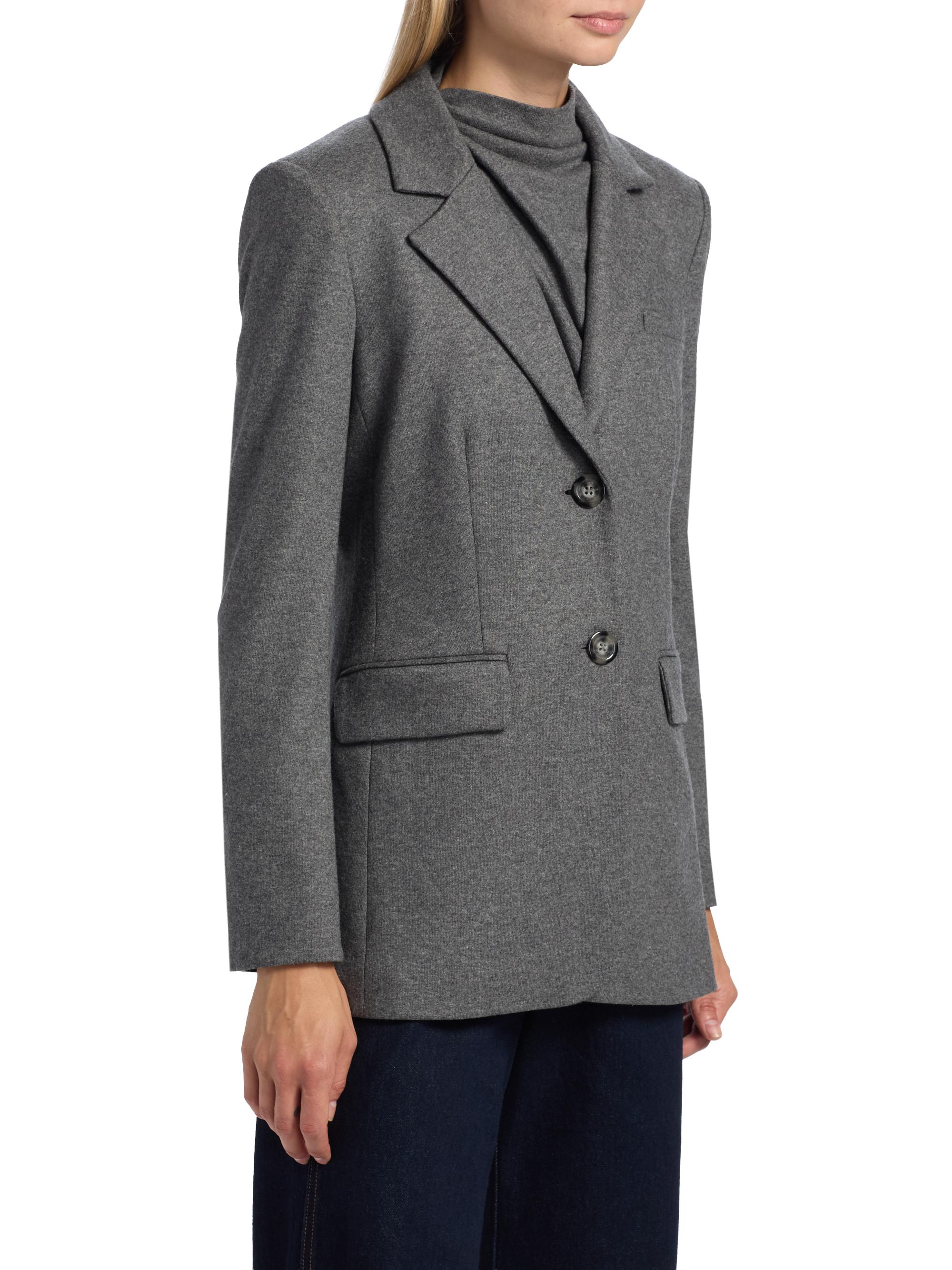 Veronica Beard Ryanne Wool-Blend Single-Breasted Jacket | Saks Fifth Avenue