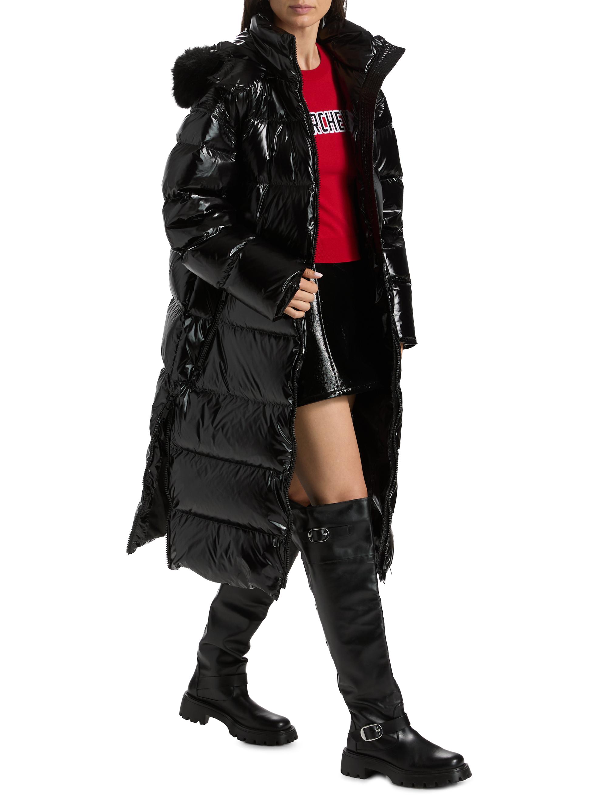 MICHAEL Michael Kors Hooded Long Puffer Down Coat | Saks Fifth Avenue