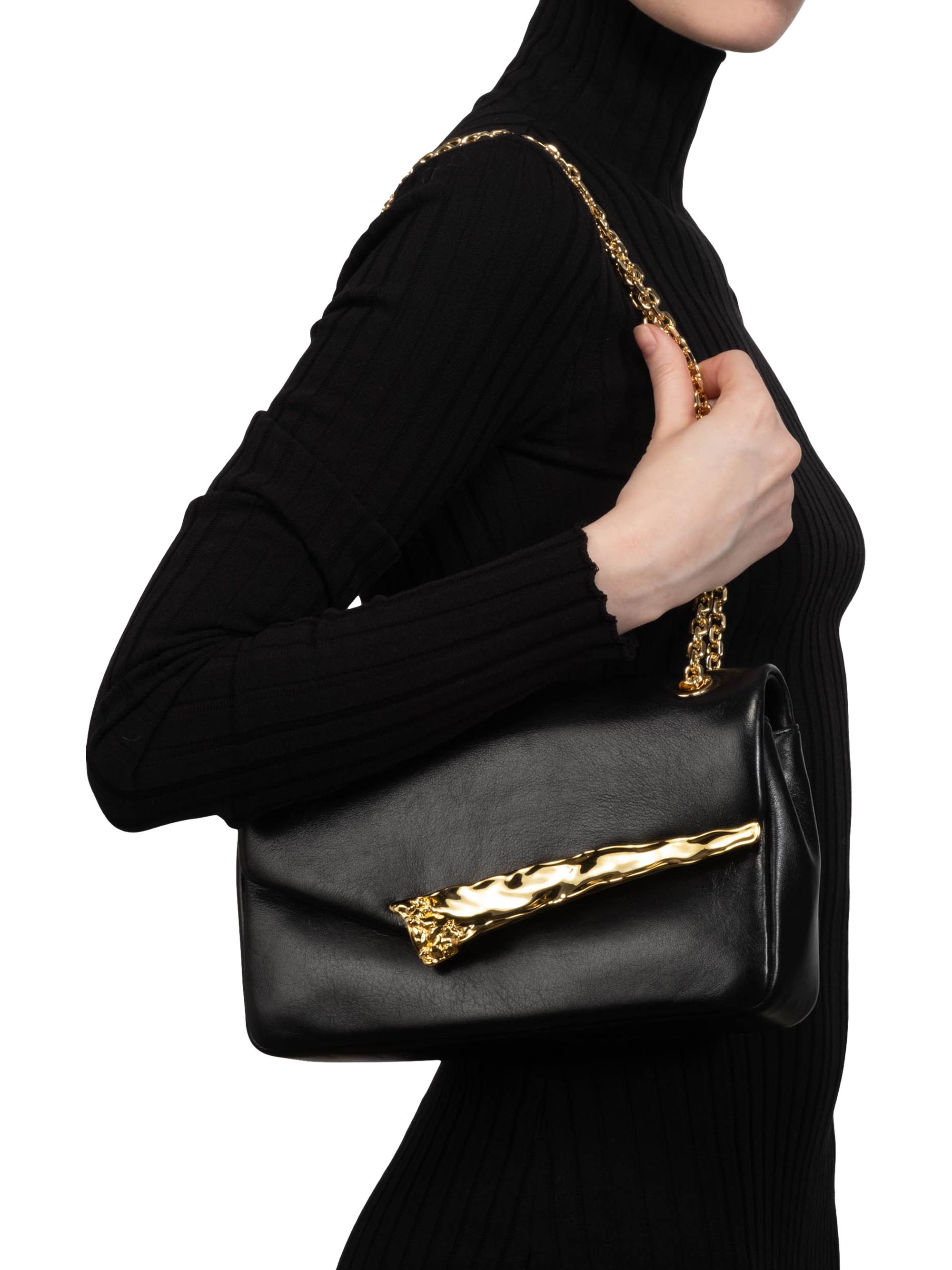 Alexis Bittar The Angular Leather Shoulder Bag | Saks Fifth Avenue