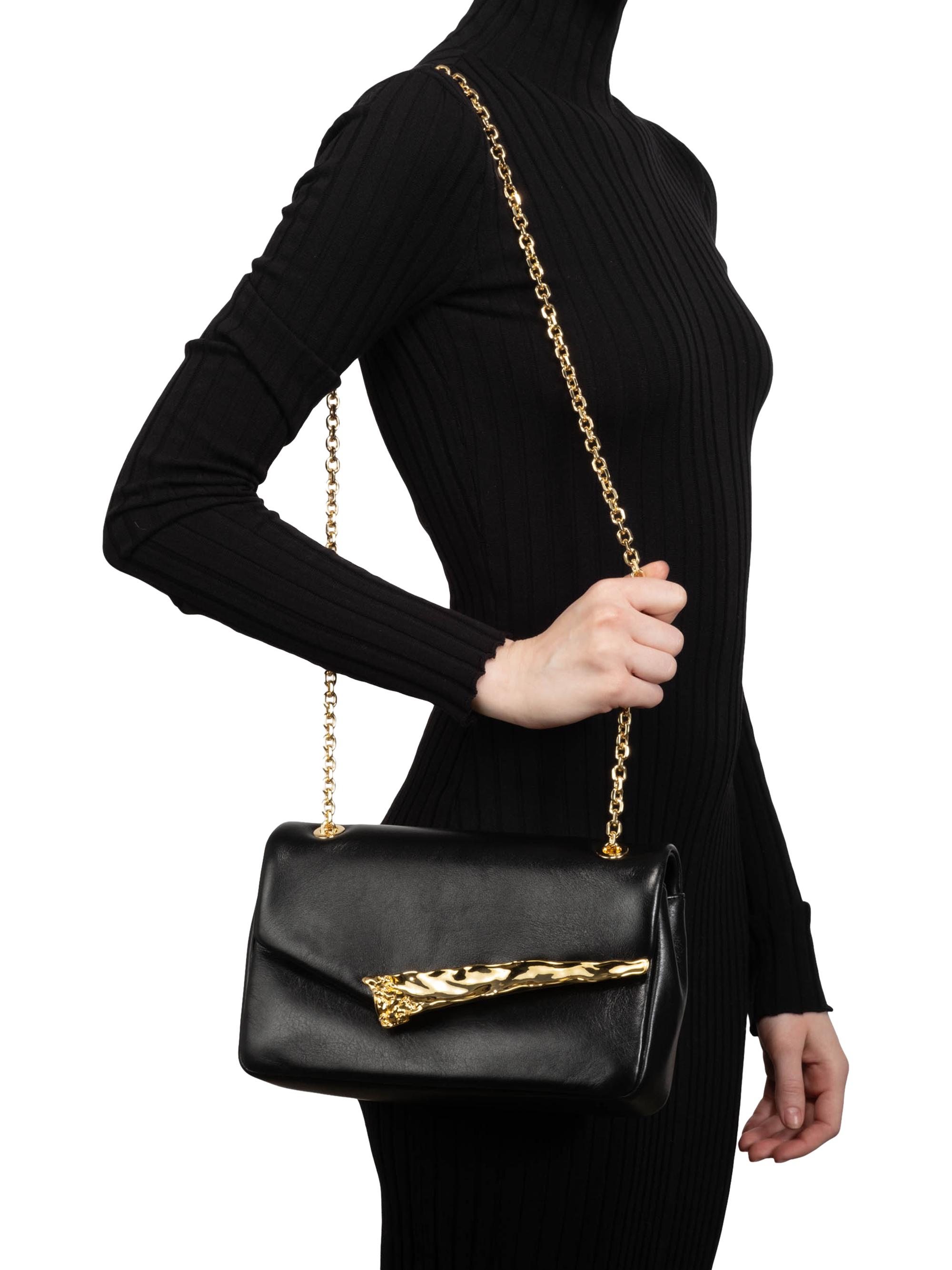 Alexis Bittar The Angular Leather Shoulder Bag | Saks Fifth Avenue