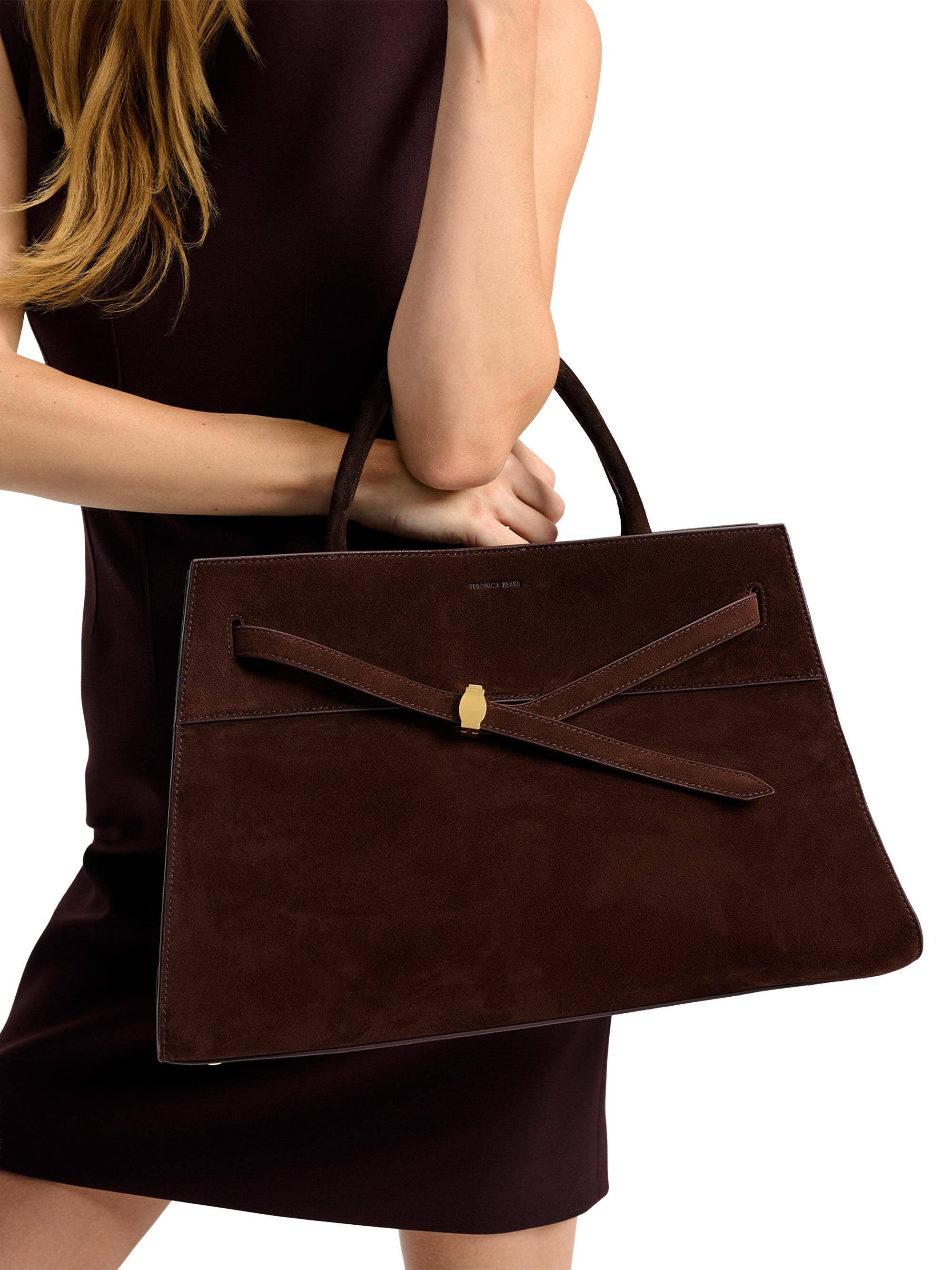 Veronica Beard Suede Top Handle Bag | Saks Fifth Avenue