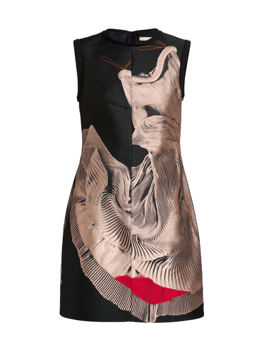 Jason Wu Dancing Pleat Jacquard Minidress | Saks Fifth Avenue