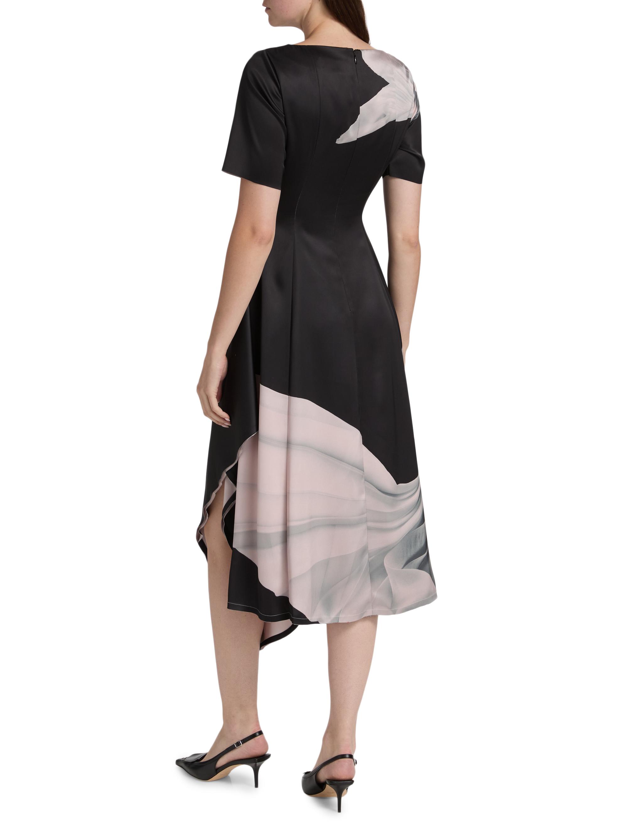 Jason Wu Collection Dancing Pleated Fit-And-Flare Midi-Dress | Saks ...