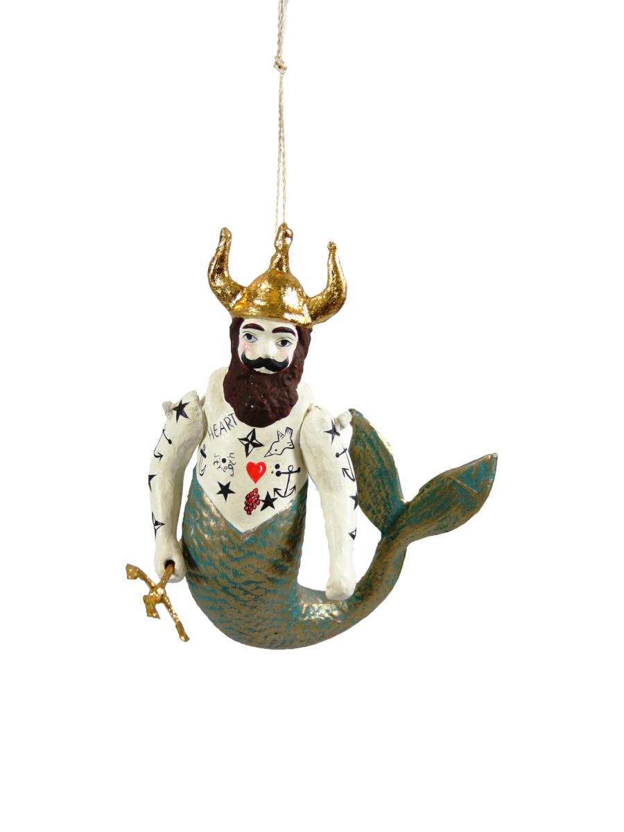 Cody Foster & Co Poseidon Merman Ornament | Saks Fifth Avenue