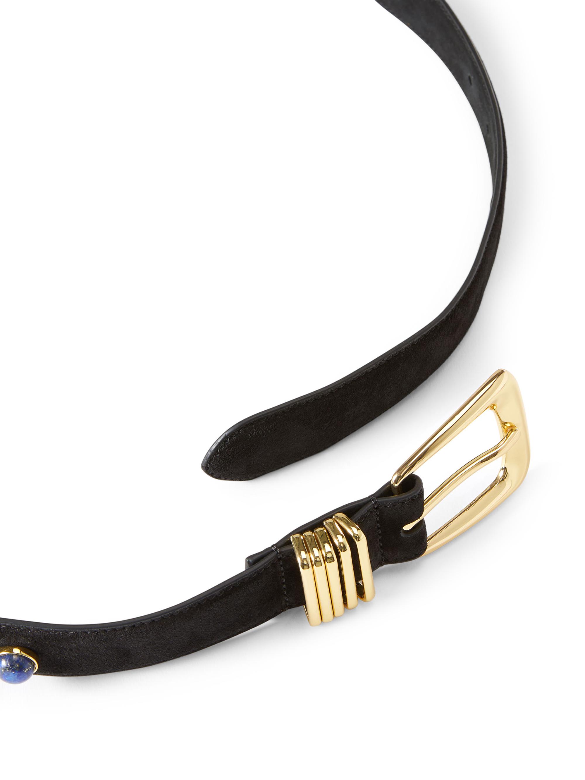 Veronica Beard Arch Embellished Suede Belt | Saks Fifth Avenue