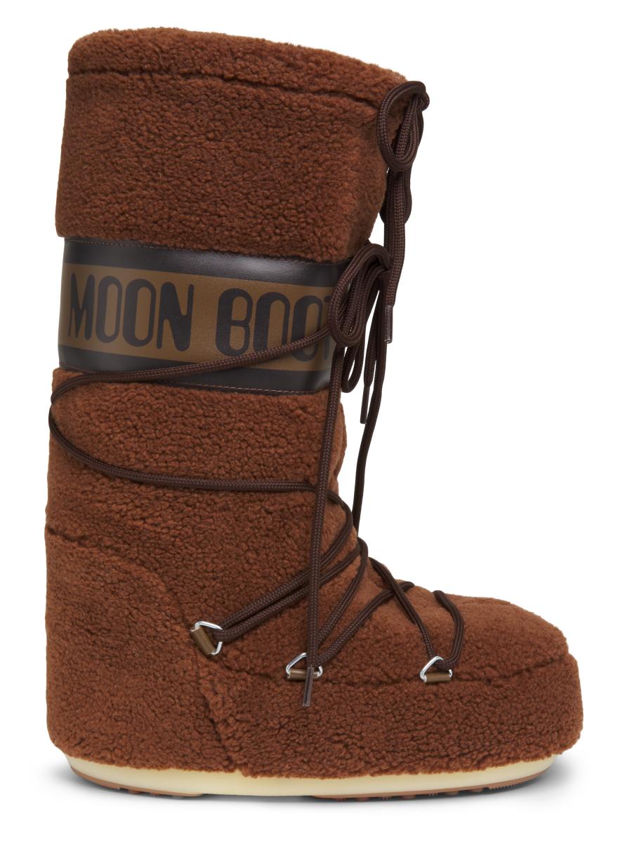 Moon Boot Icon Fleece Knee-High Boots | Saks Fifth Avenue