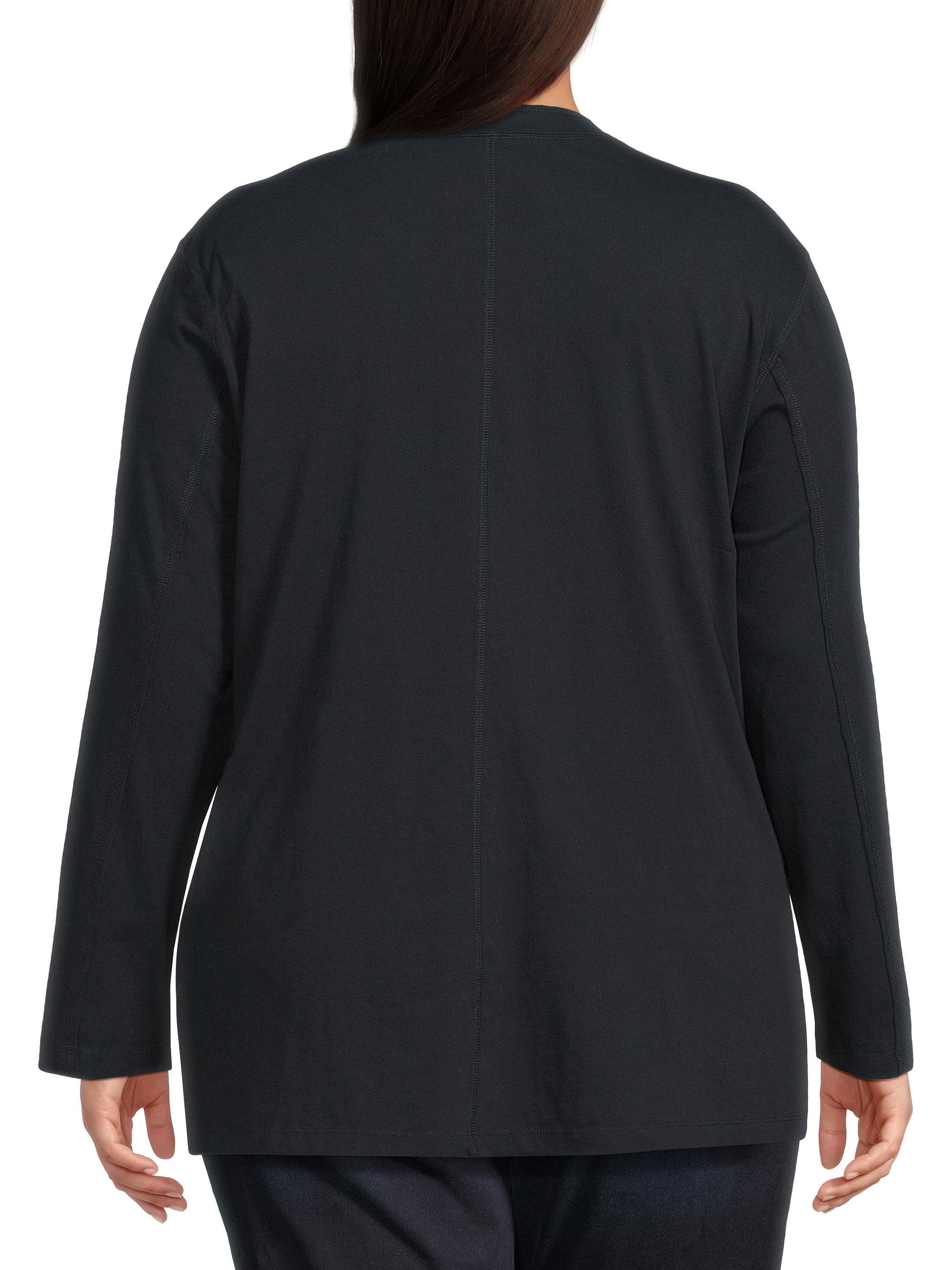 Johnny Was Plus Anaya Embroidered Cotton Raw-Seam Henley | Saks Fifth ...