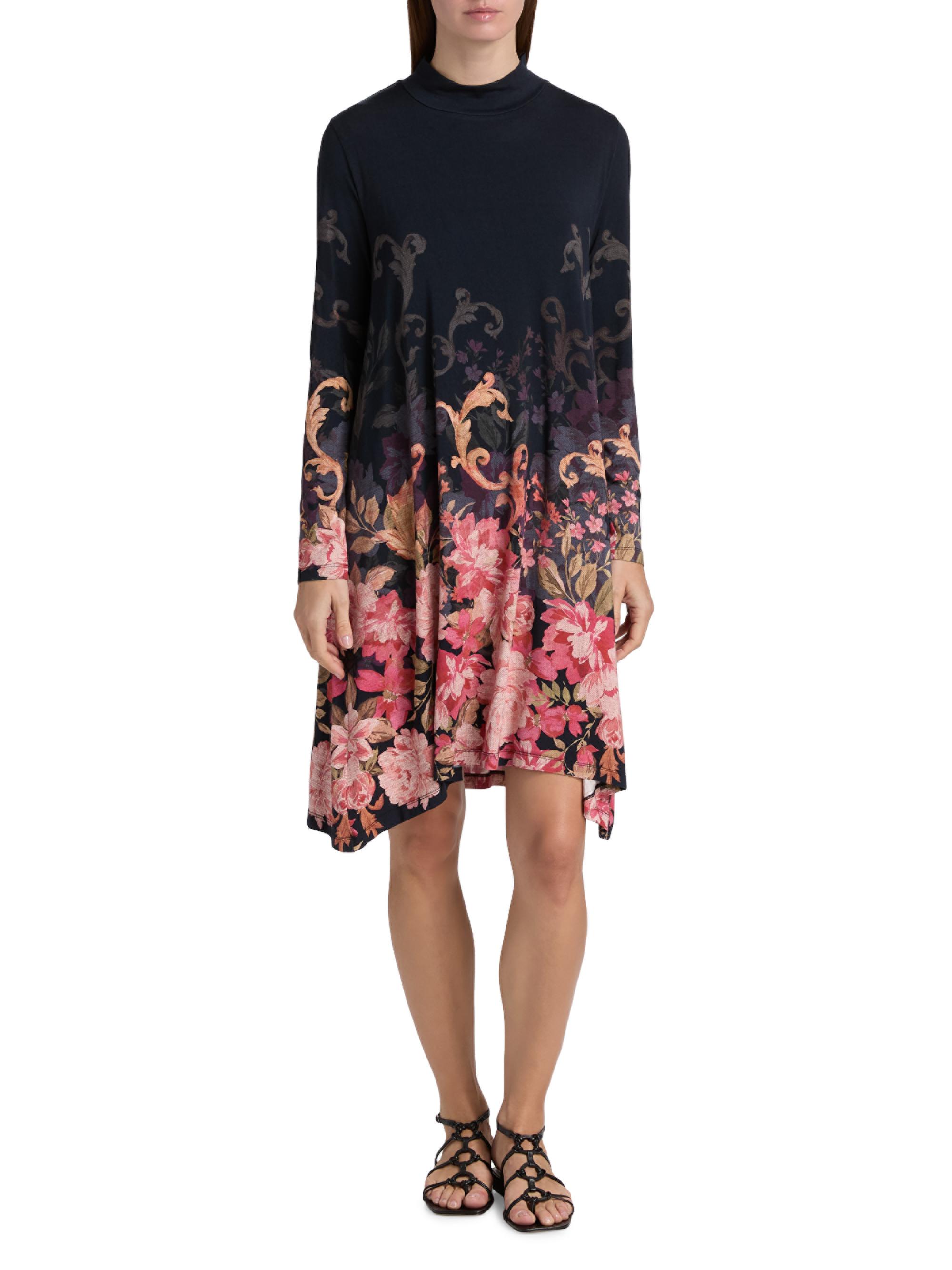 Johnny Was The Janie Favorite Mock Turtleneck Swing Dress | Saks Fifth ...