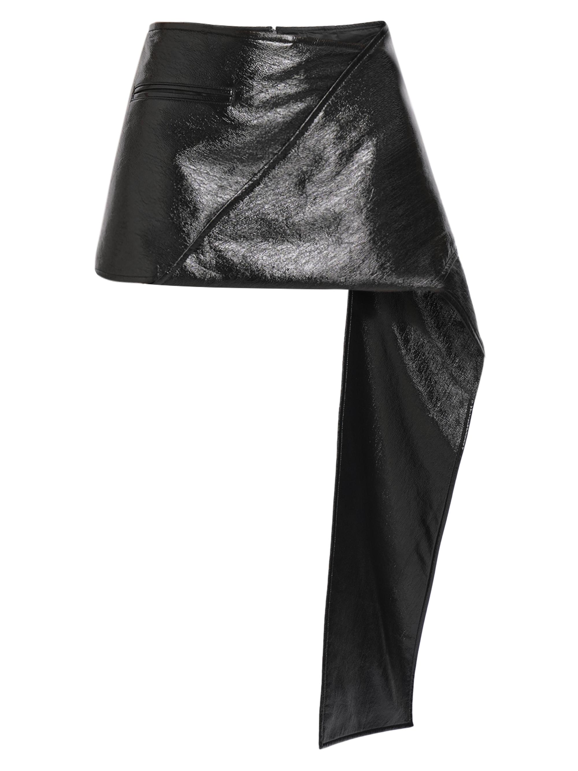 Courreges Fold Vinyl Miniskirt | Saks Fifth Avenue