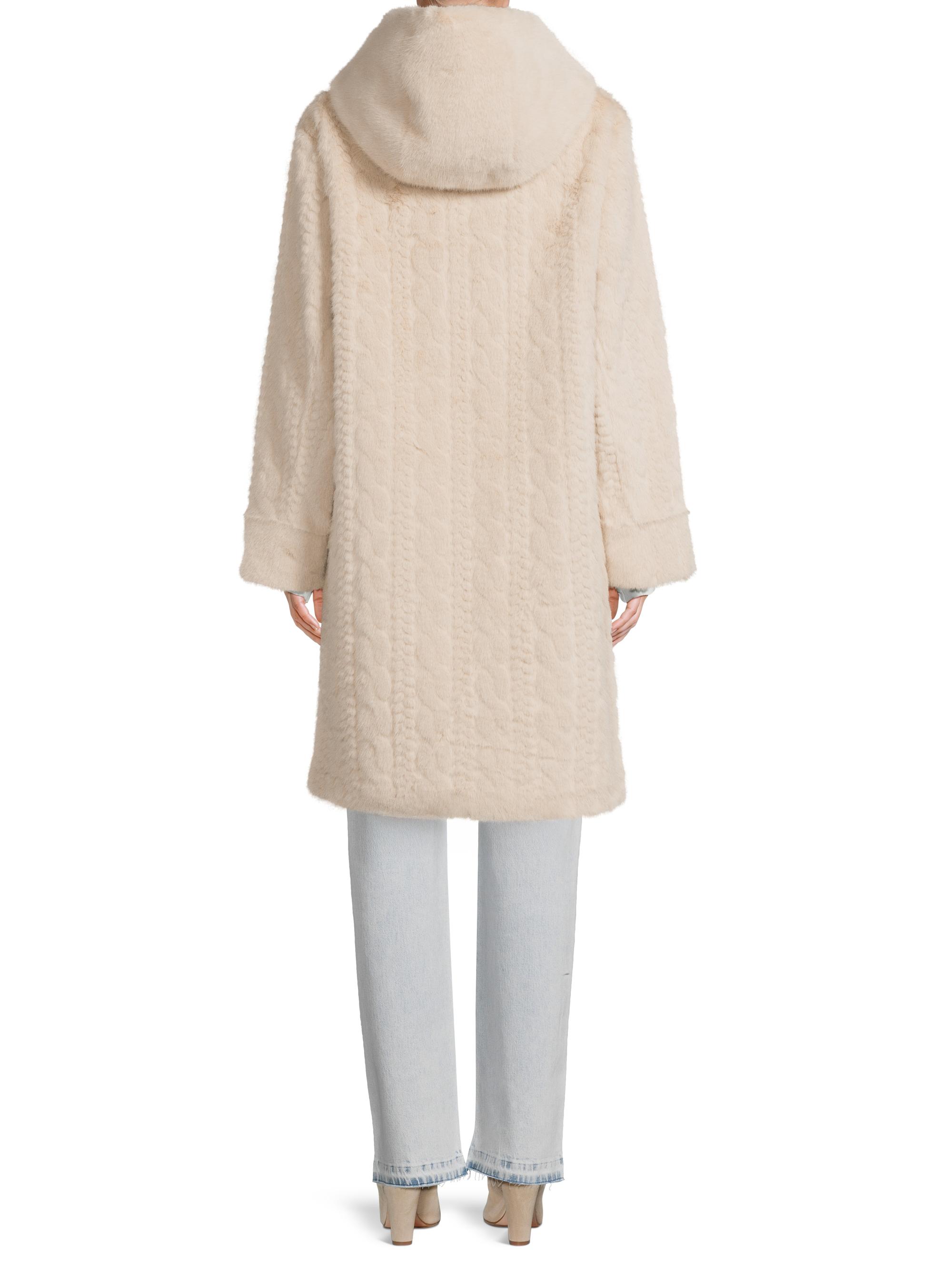 Kobi Halperin Myla Cable Faux-Fur Hooded Coat | Saks Fifth Avenue