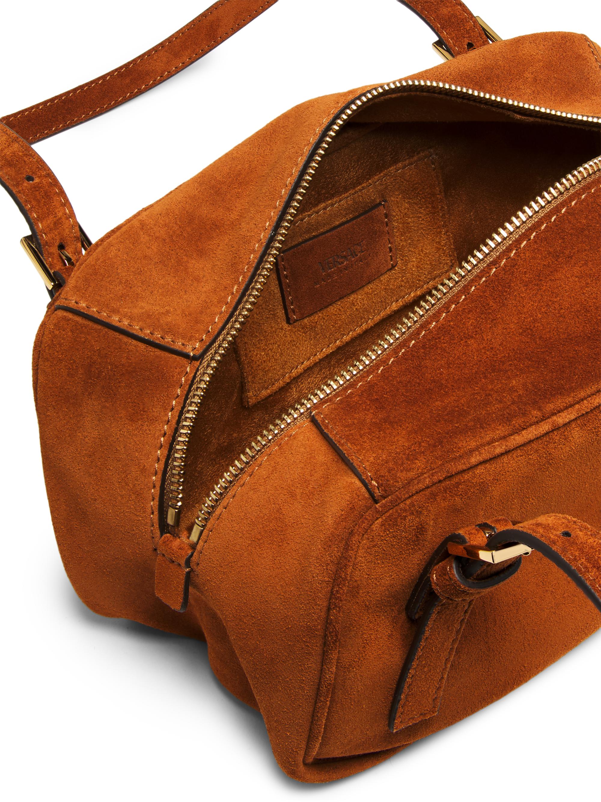 Versace Suede Shoulder Bag | Saks Fifth Avenue