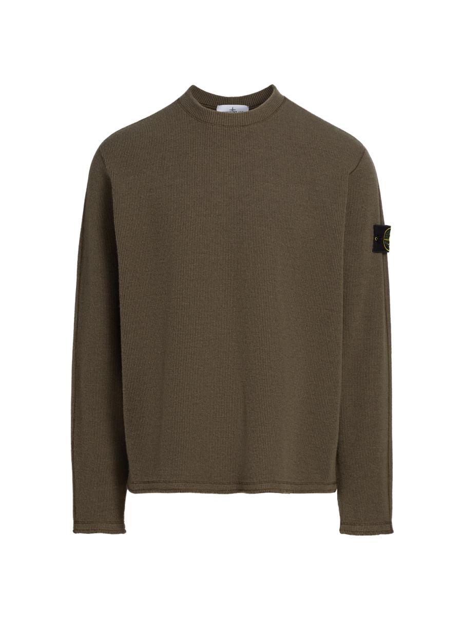 Stone Island Nylon-Wool Crewneck Sweatshirt | Saks Fifth Avenue