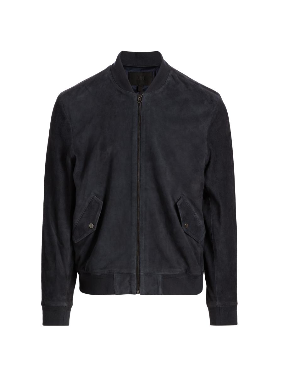 Paige Chen Suede Bomber Jacket | Saks Fifth Avenue